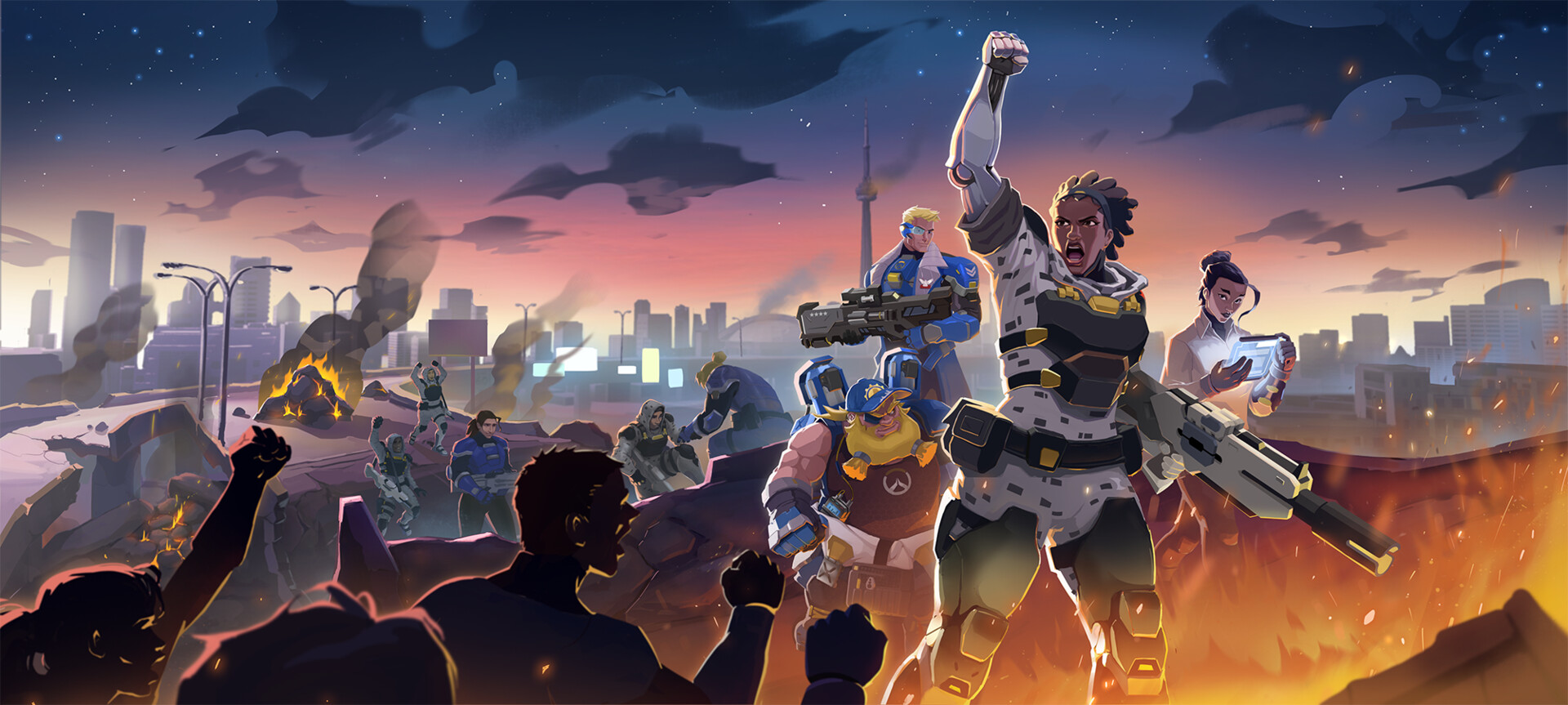 ArtStation - Overwatch2: Sojourn - Cover Art