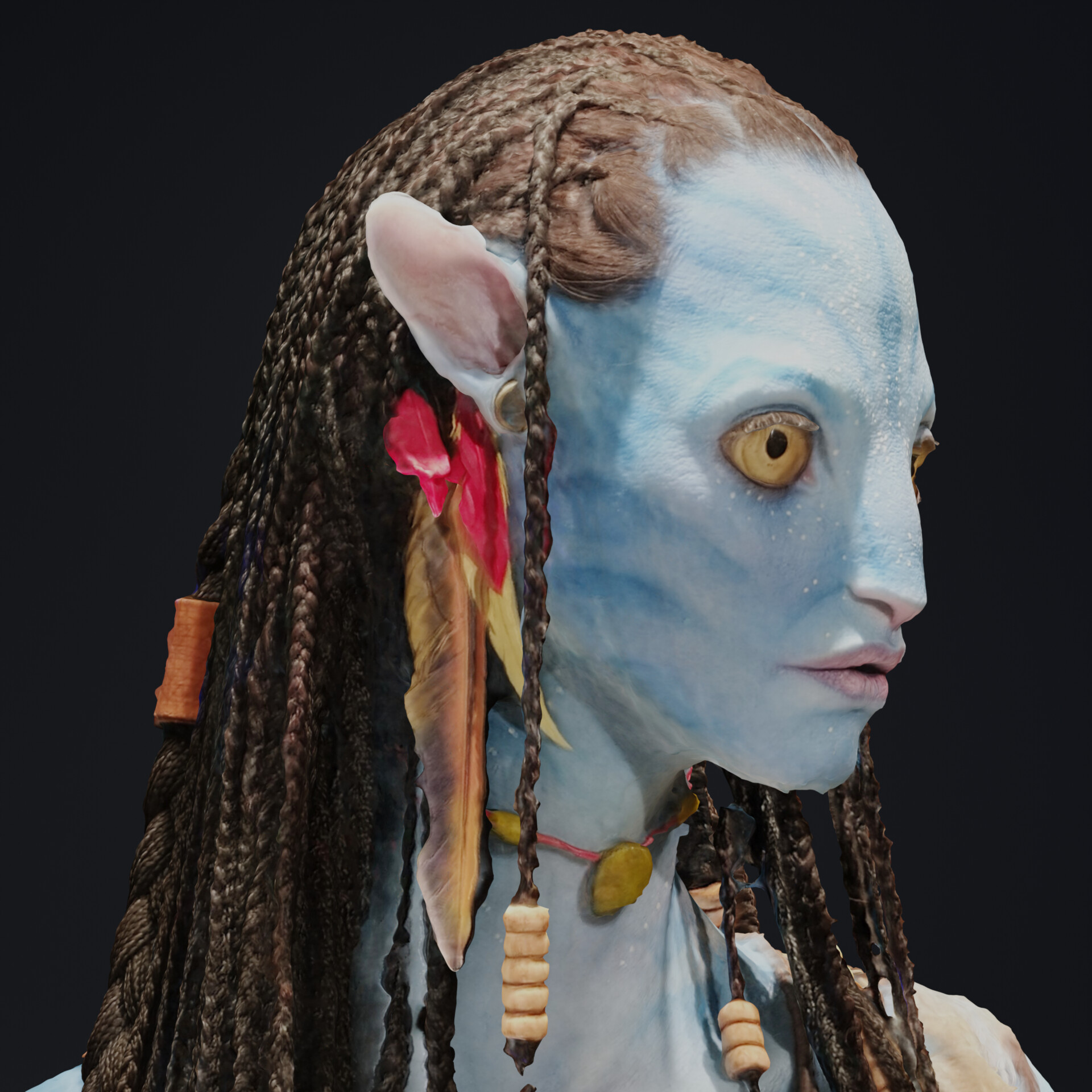 ArtStation - neytiri - navi bust