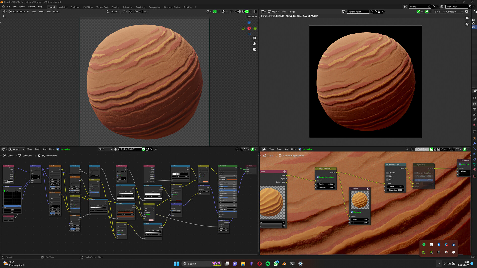 Cem Özcan - Stylized Rock Material