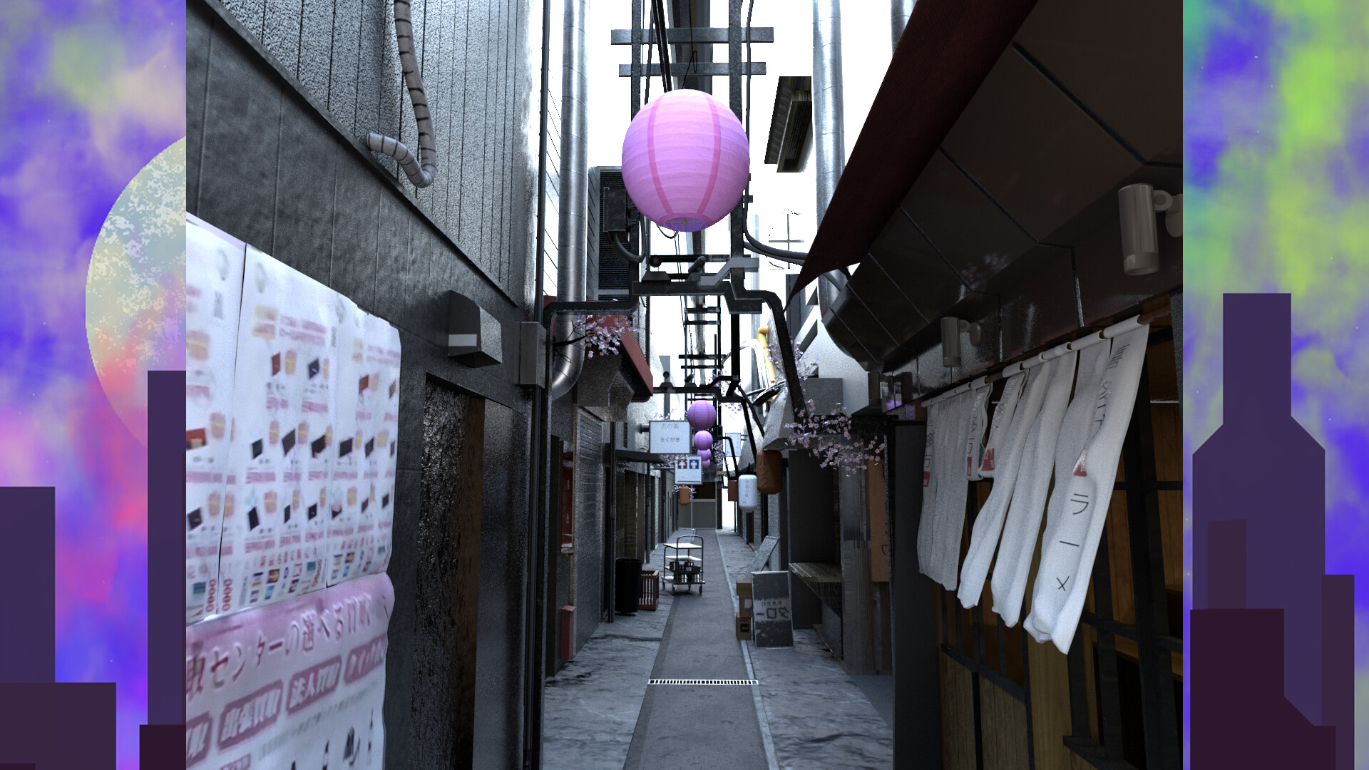 ArtStation - Japanese Alley