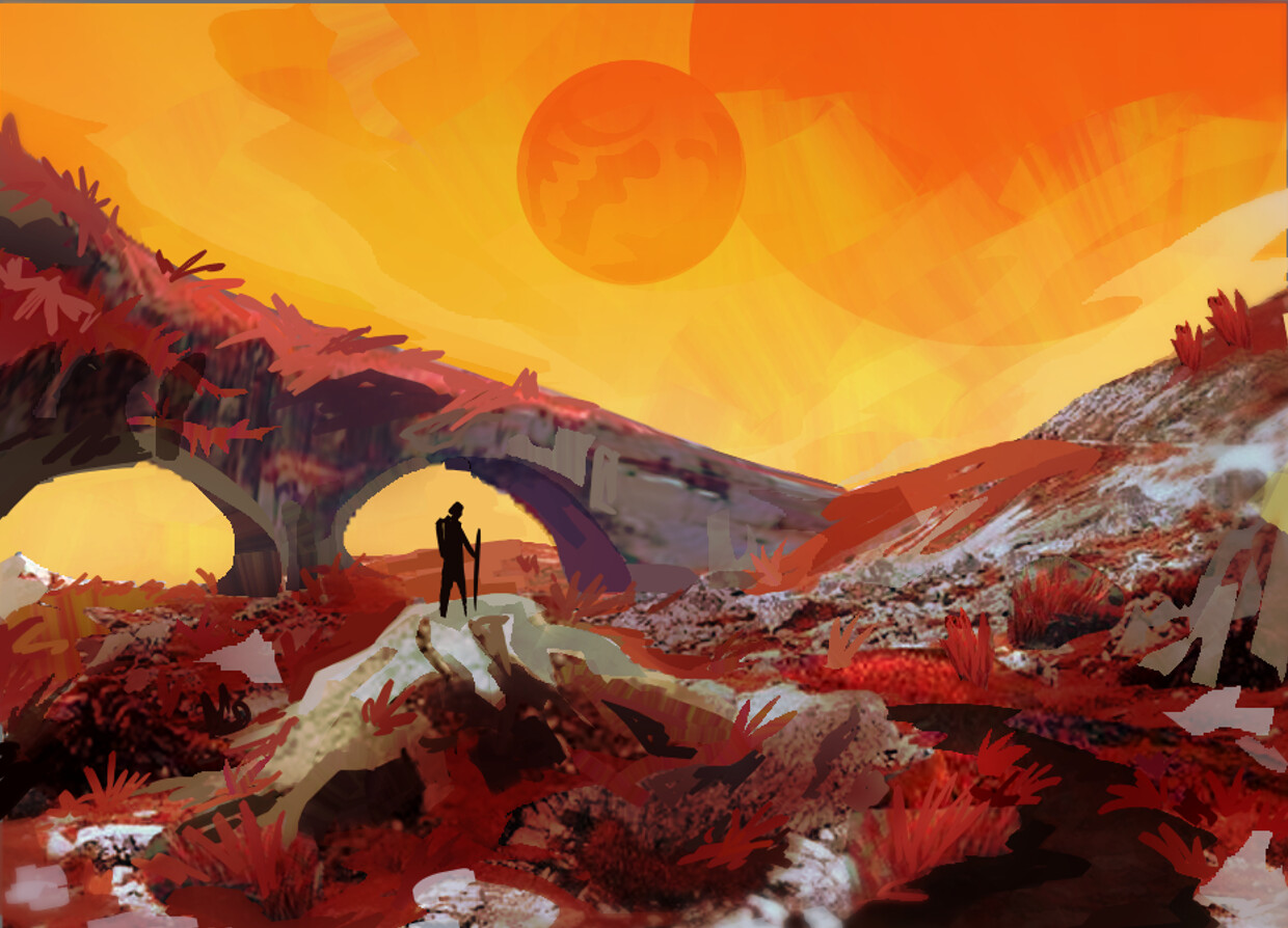 ArtStation - unused concept art for a game im currently working on