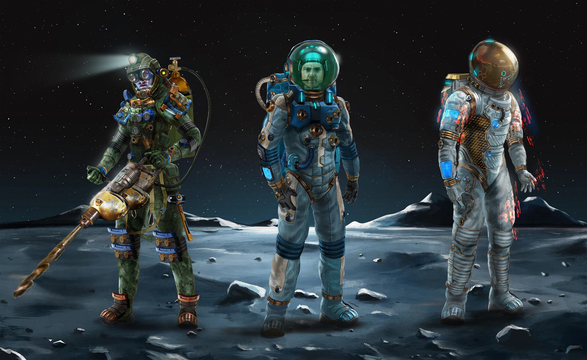 ArtStation - Astronaut Character Designs