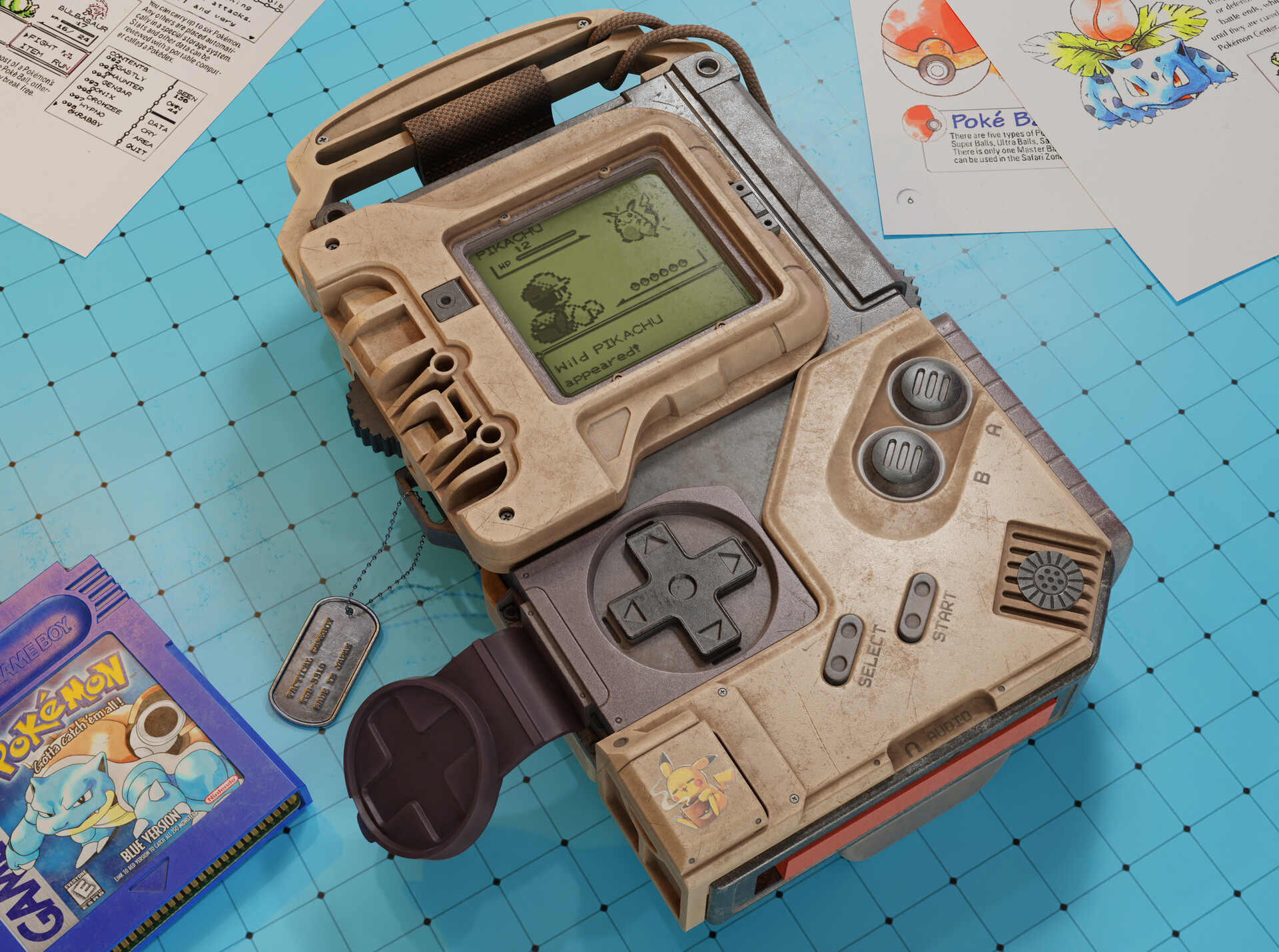 Tactical Gameboy by Artem Ostapchuk : r/ImaginaryKanto