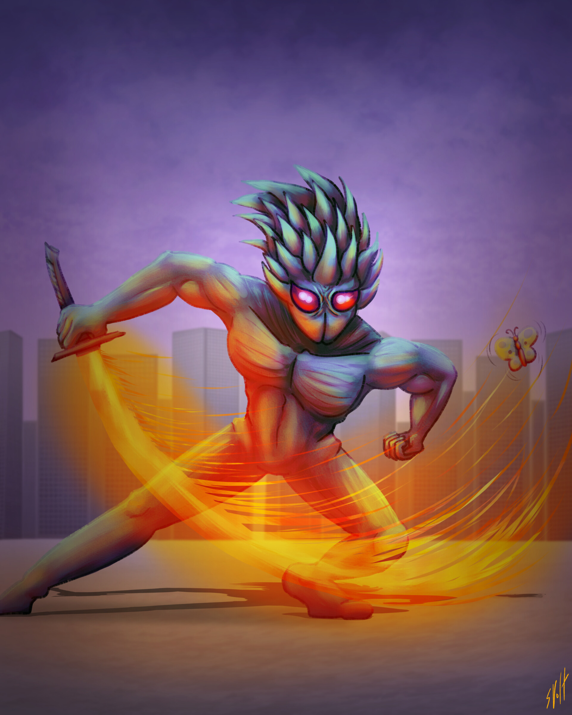 ArtStation - Float like a Butterfly, Sting like an Alien