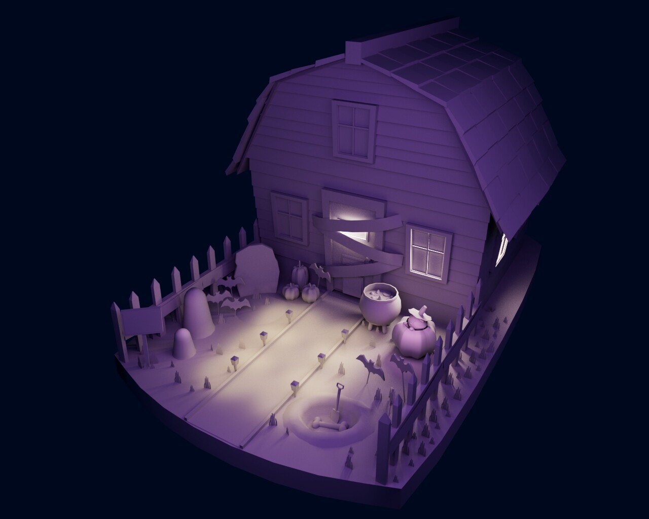 Anna Constable - Stylised Halloween Diorama