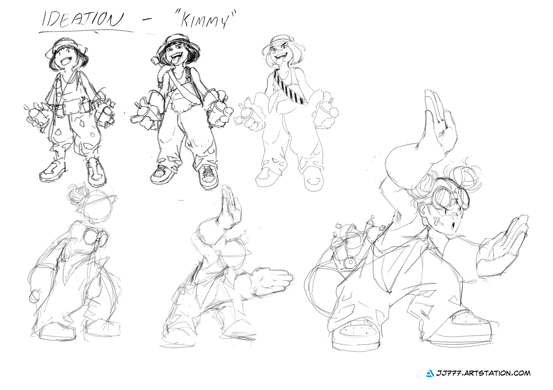 ArtStation - Ideation: "Kimmy" - UF_ARENA