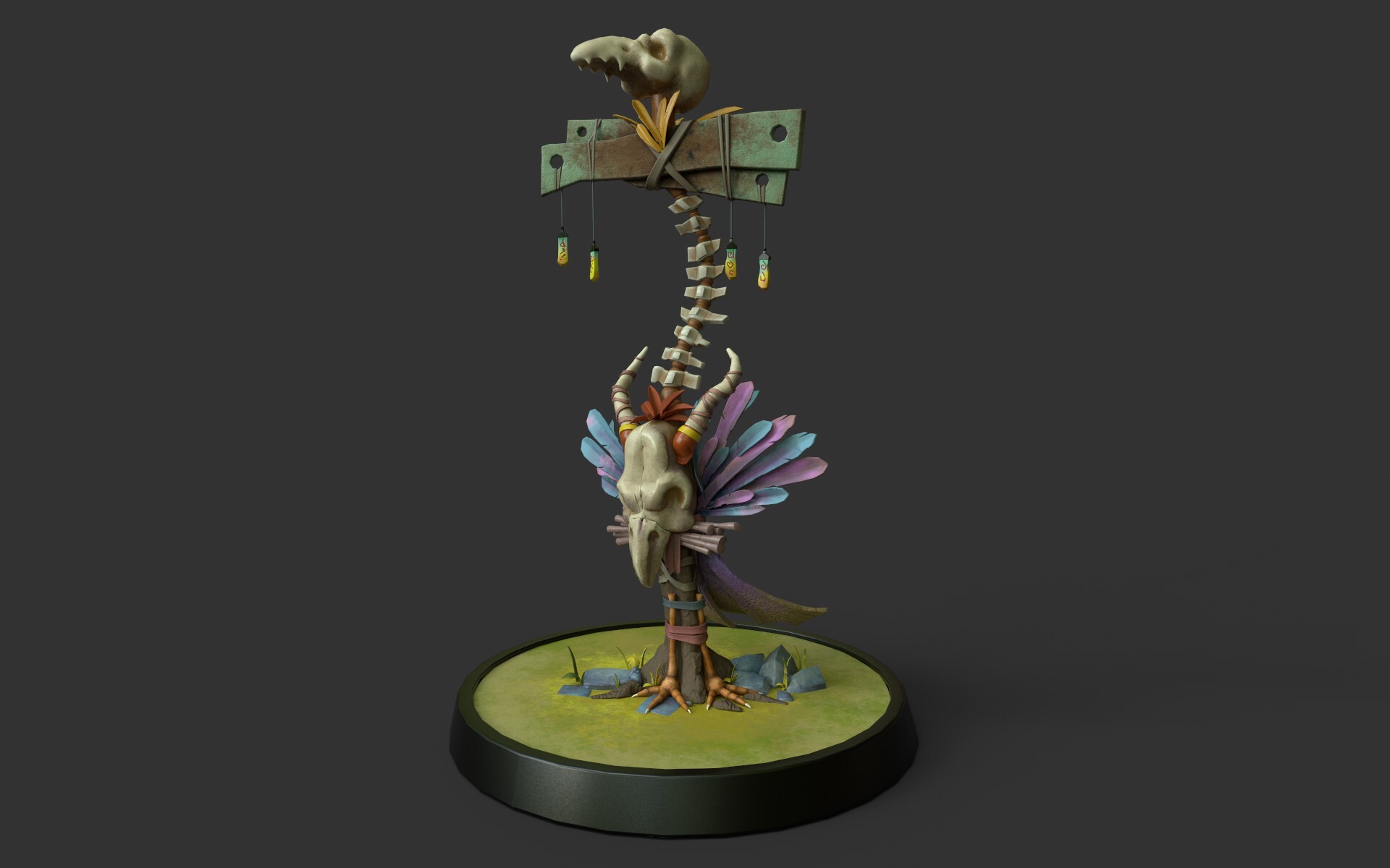 ArtStation - Bird Statue