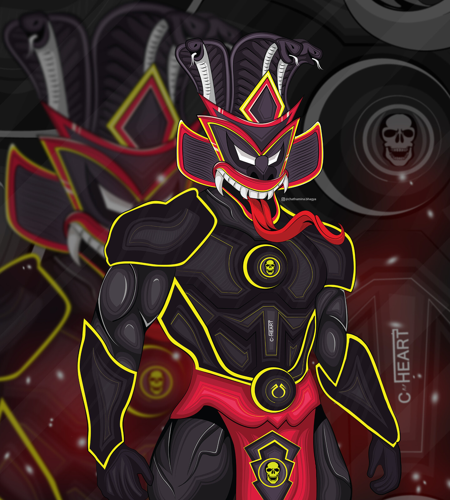 Chathumina Bhagya - "Nagaraksha" Concept art by C-Heart.