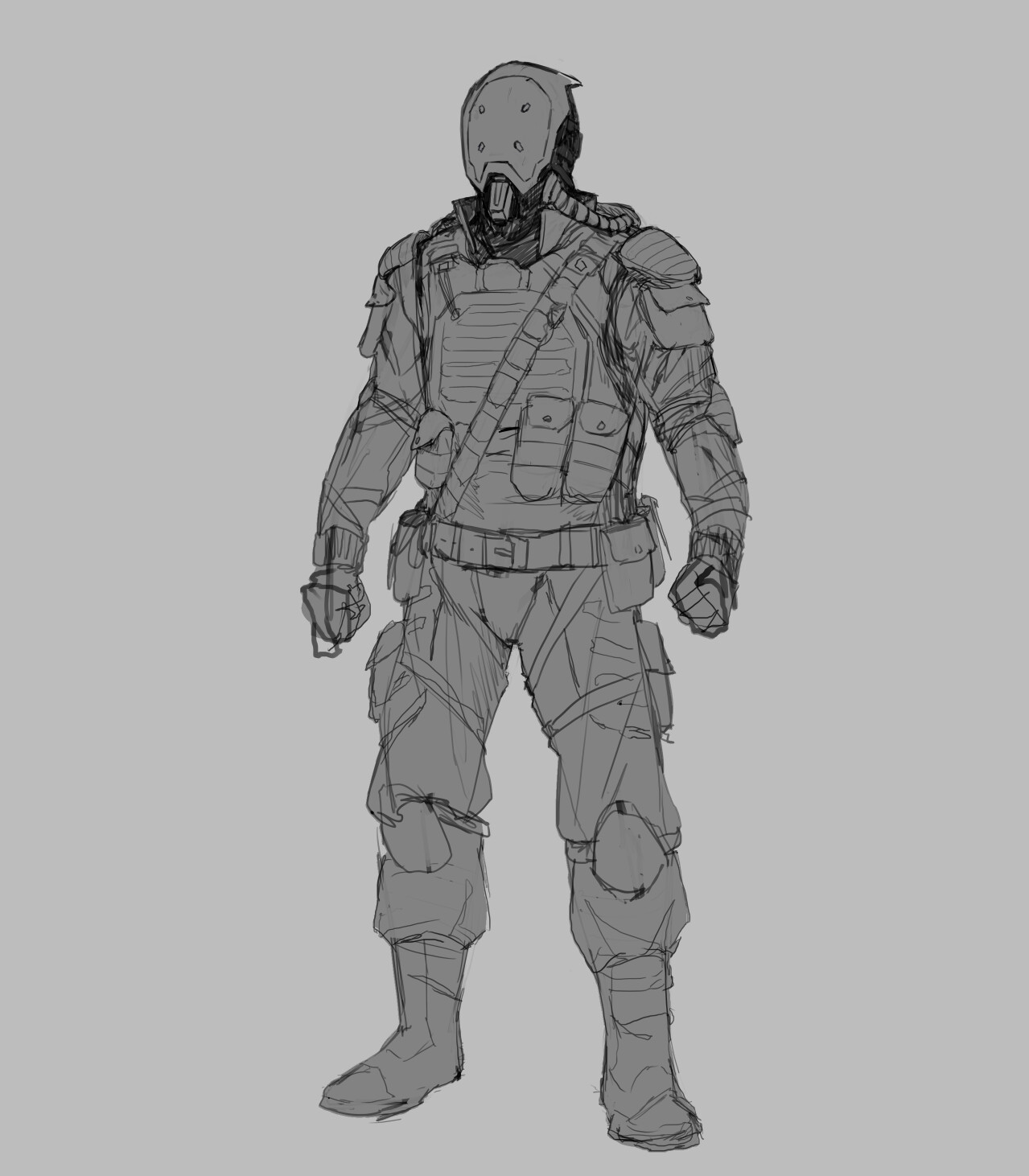 Dan Brindley Johnson - Sci-Fi Soldier Concept