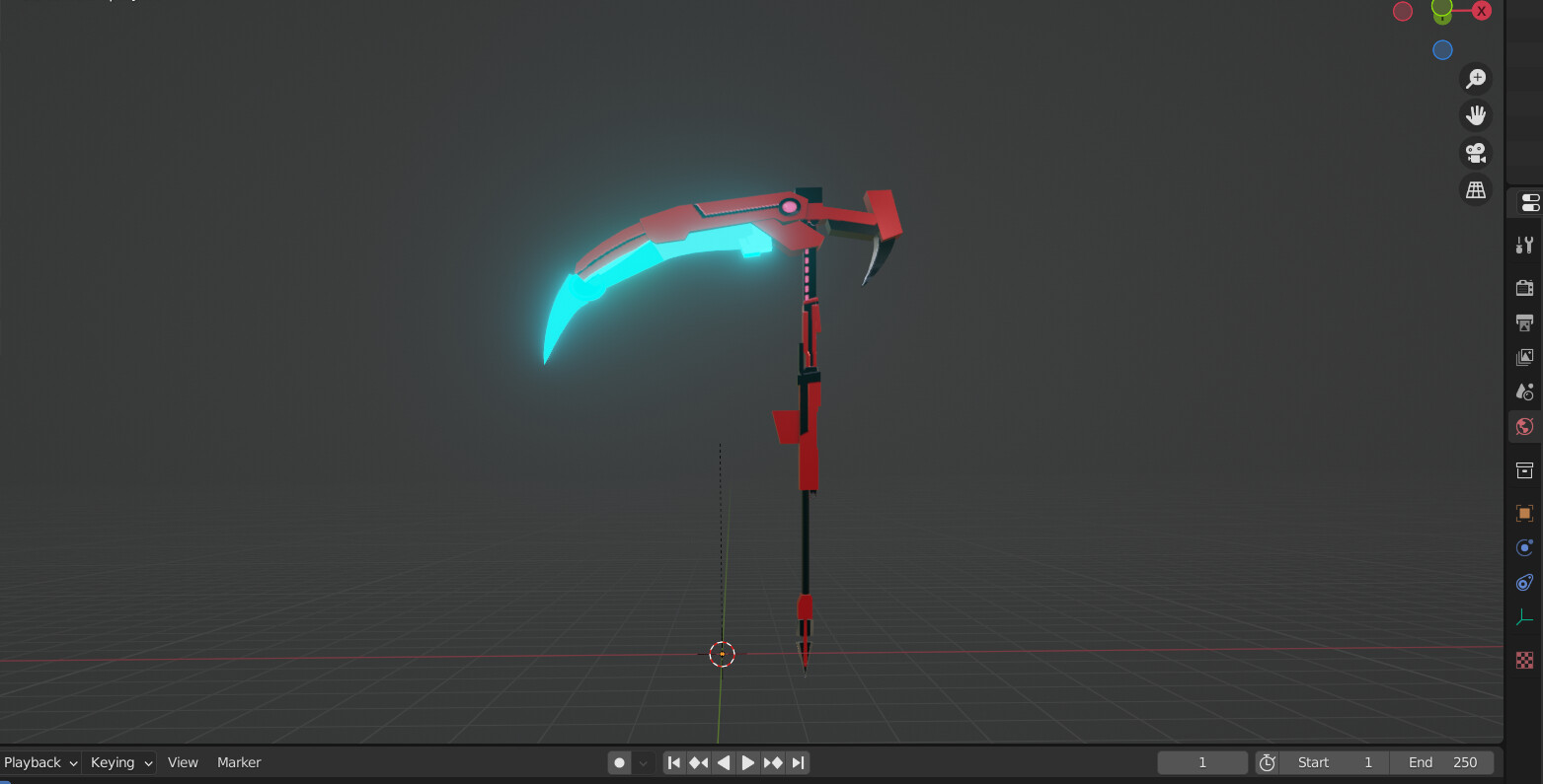 ArtStation - Crescent Rose Scythe RWBY