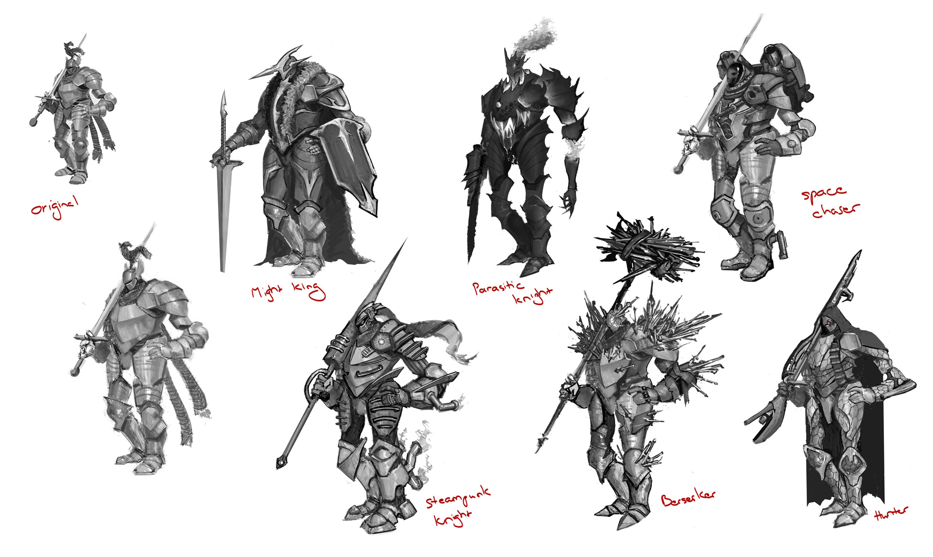 Nam A Nguyen - artist study and iterations of ideas.