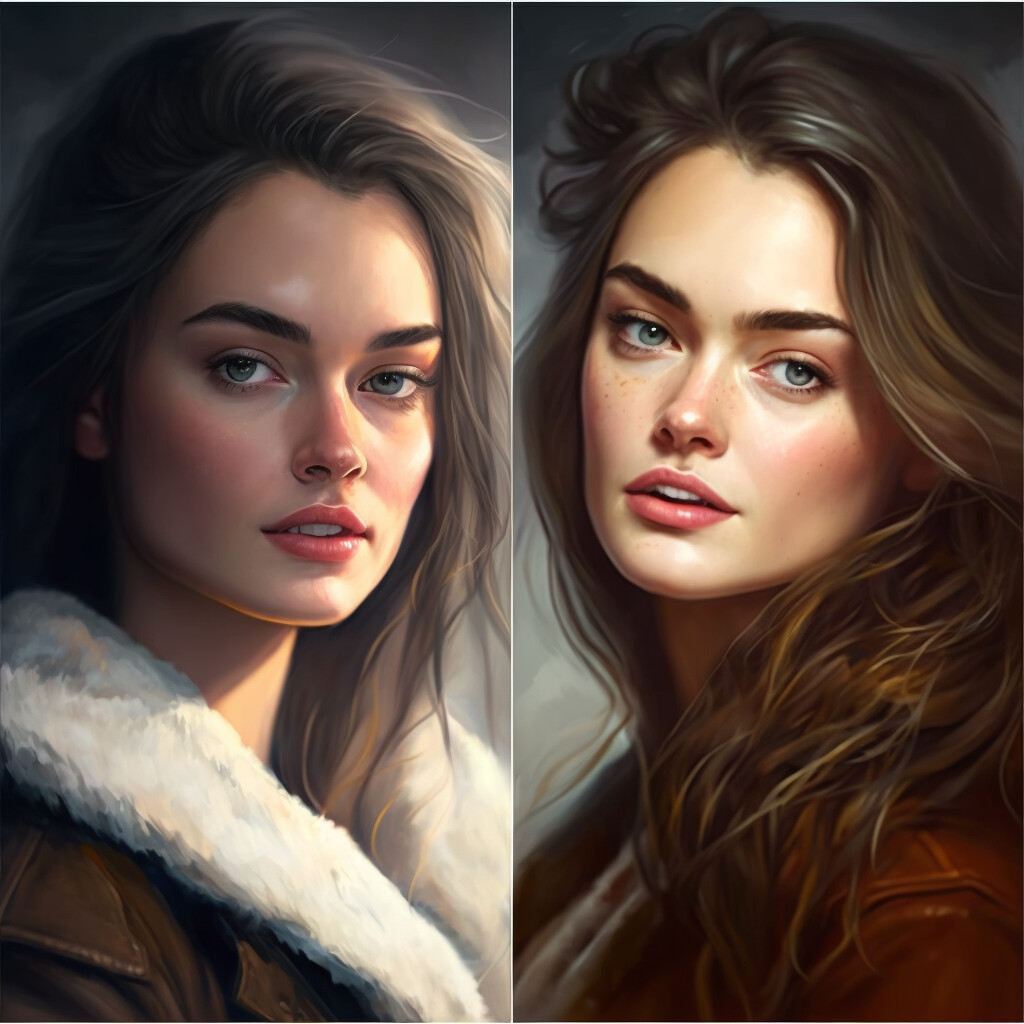 ArtStation - Capturing the Essence: A Portrait Painting