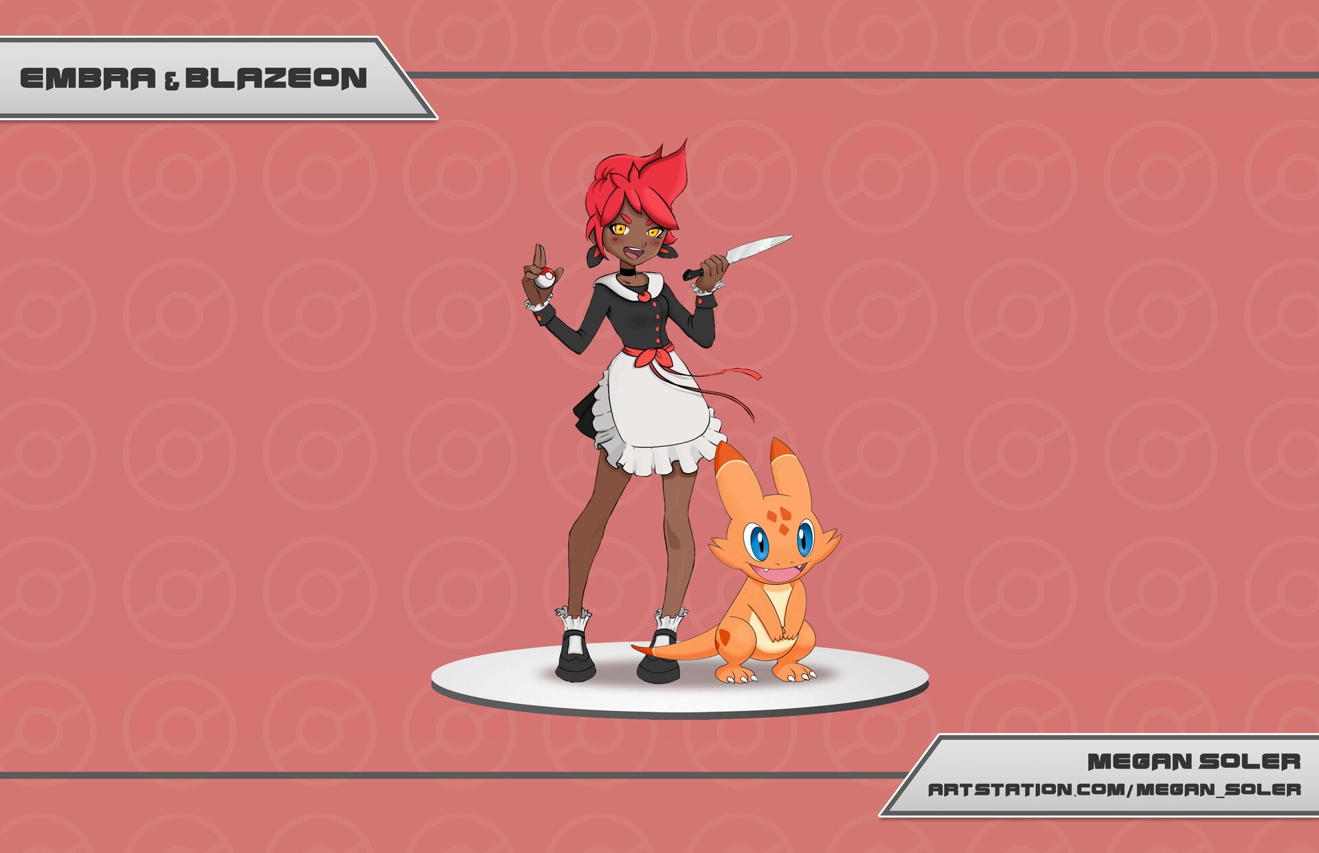 ArtStation - Trainer Embra and Blazeon