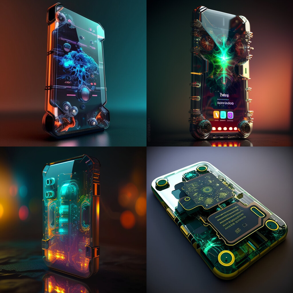 ArtStation - Futuristic Iphone