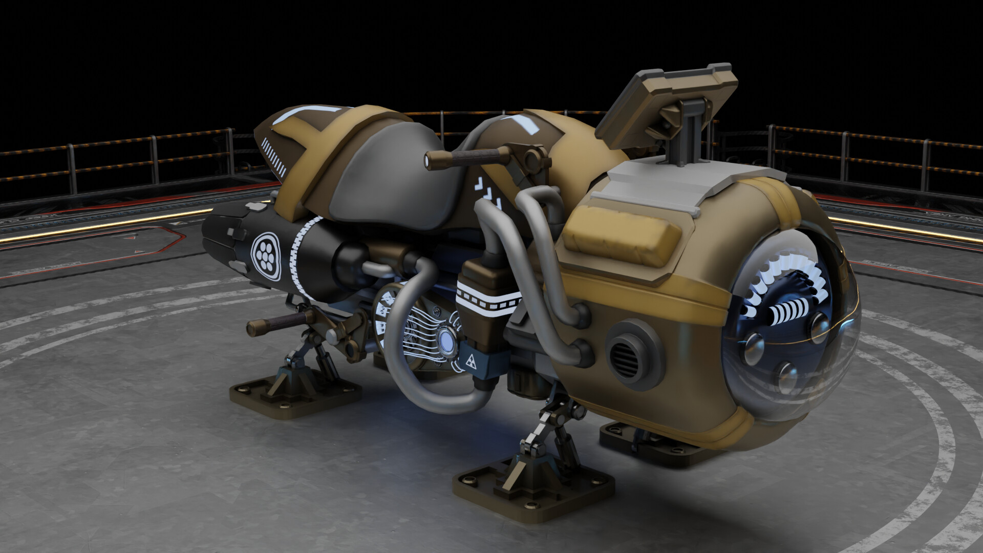 ArtStation - Sci-fi-Bike