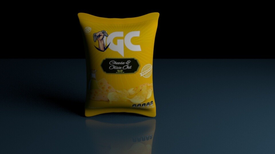 ArtStation - Chips packet - Texturing - Modeling