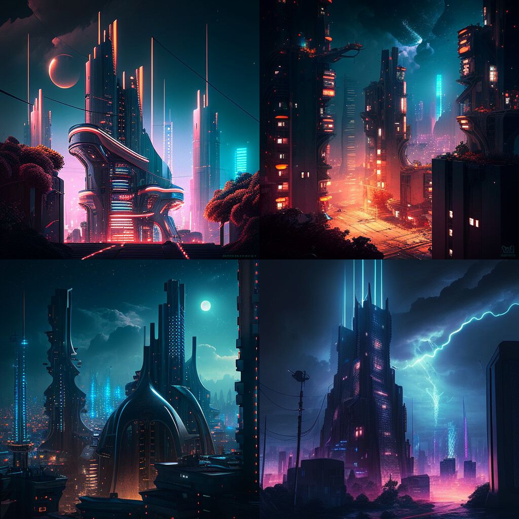 ArtStation - Futuristic city Krasnodar