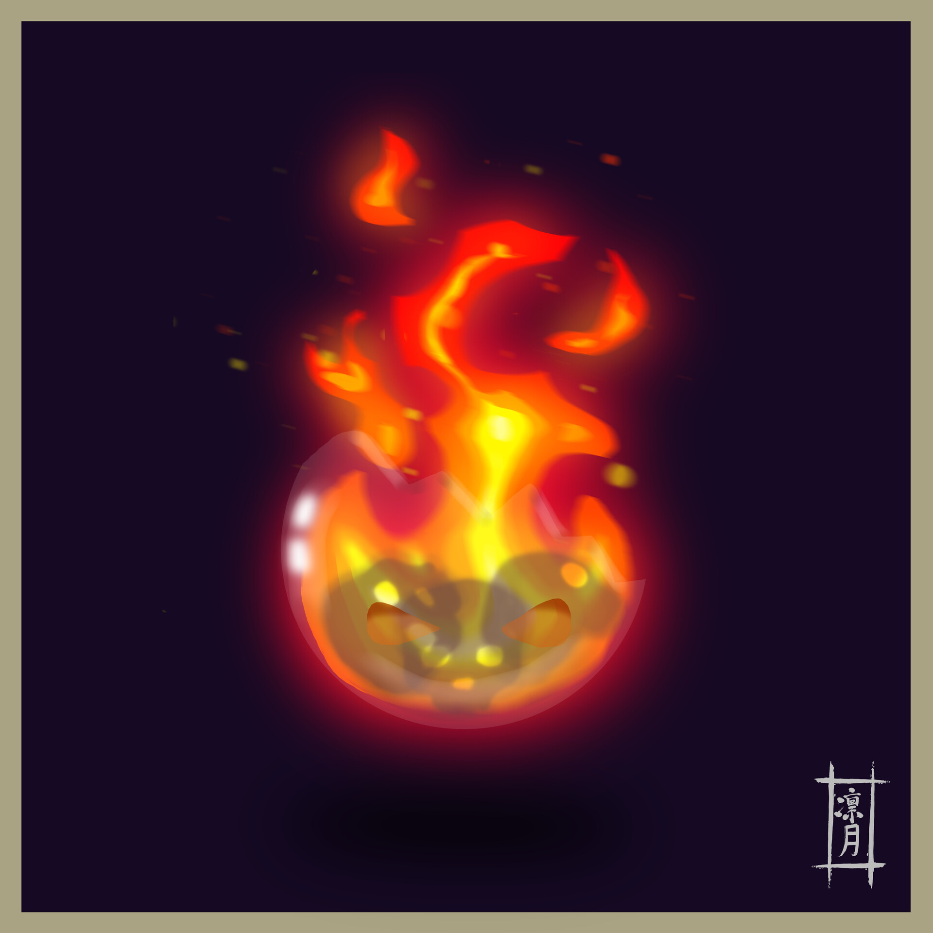 ArtStation - Fire elemental