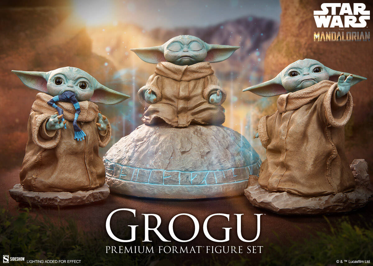 ArtStation - Sideshow Grogu premium format figure set