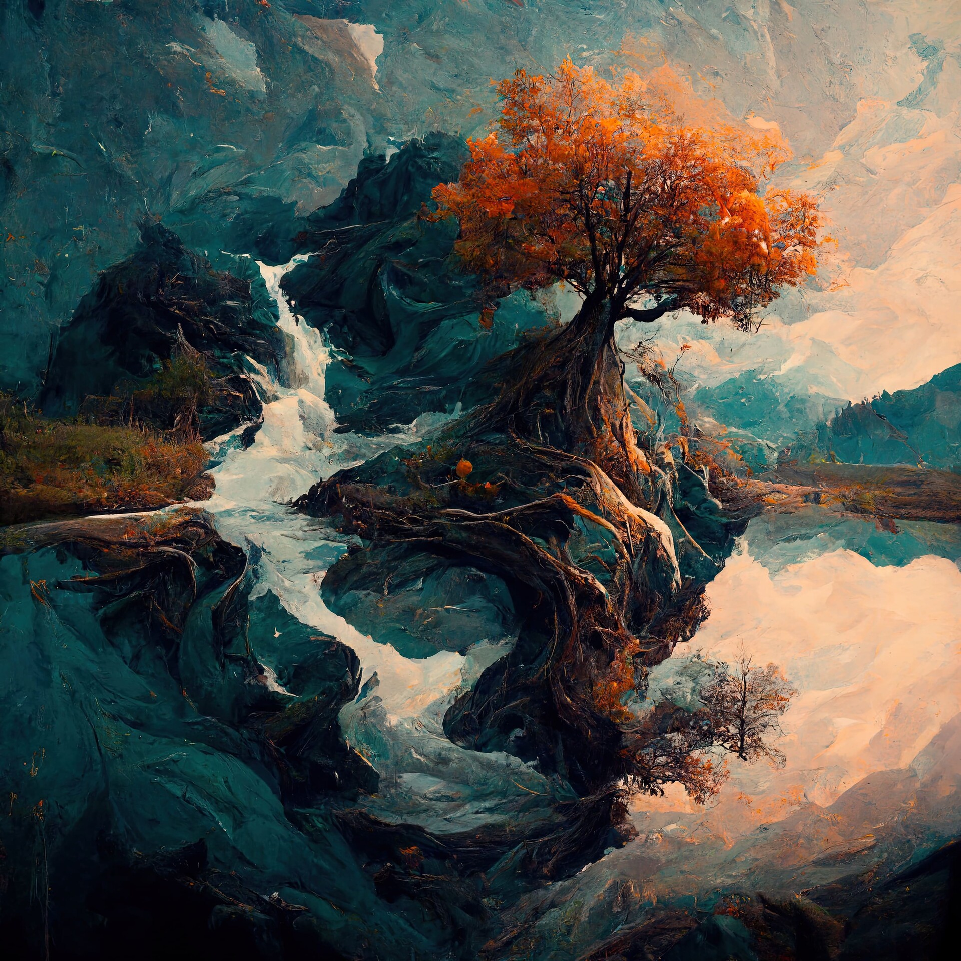 ArtStation - Mountain Tree