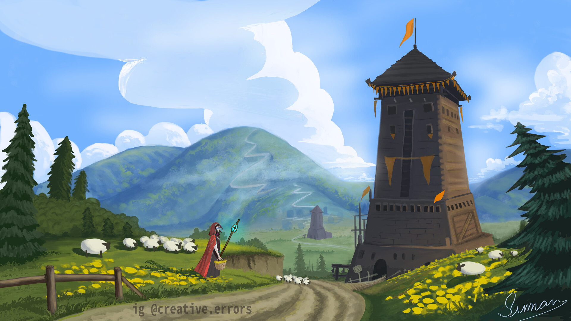 ArtStation - Magical land of wizards