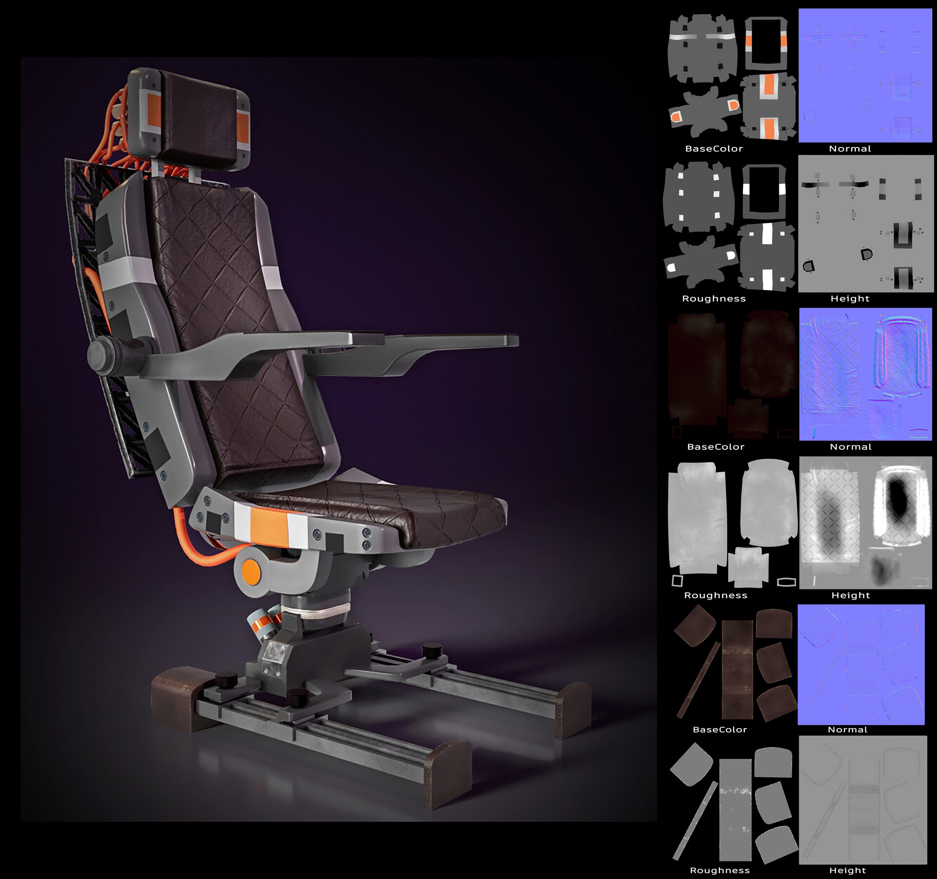 ArtStation - Sci-Fi chair