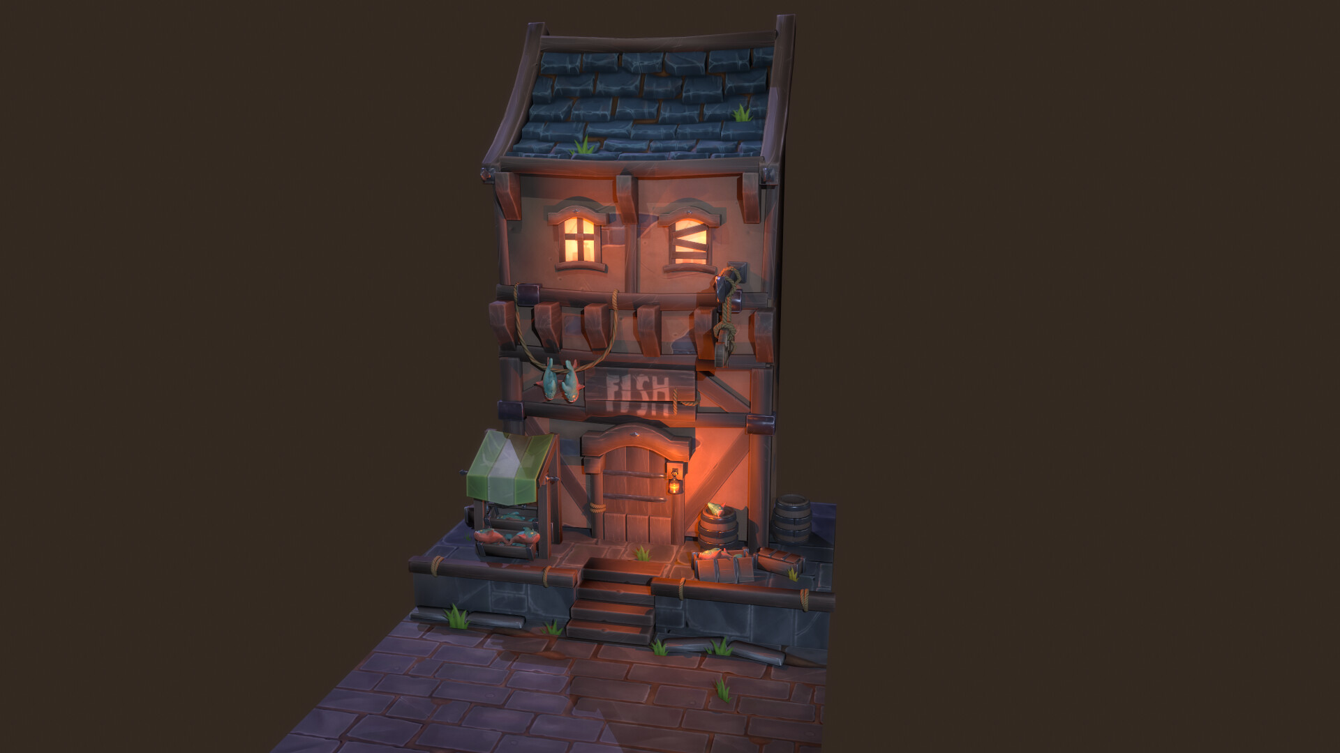 ArtStation - Blue House