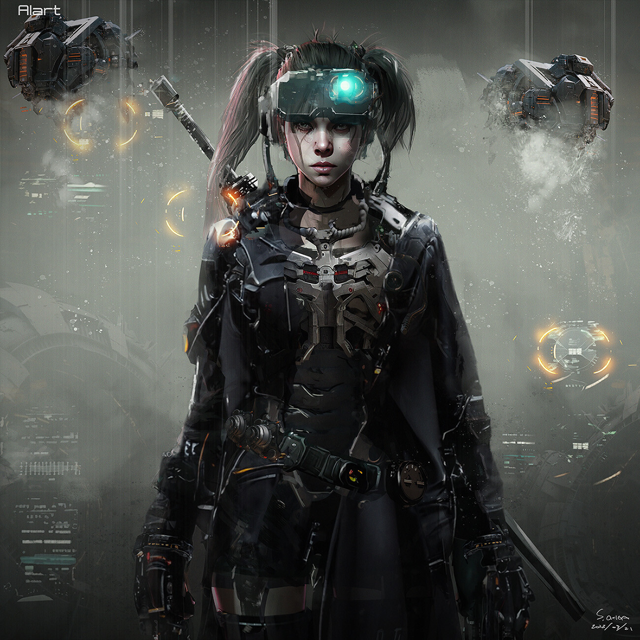 ArtStation - character consept design idea . Degital paint (use AI images)