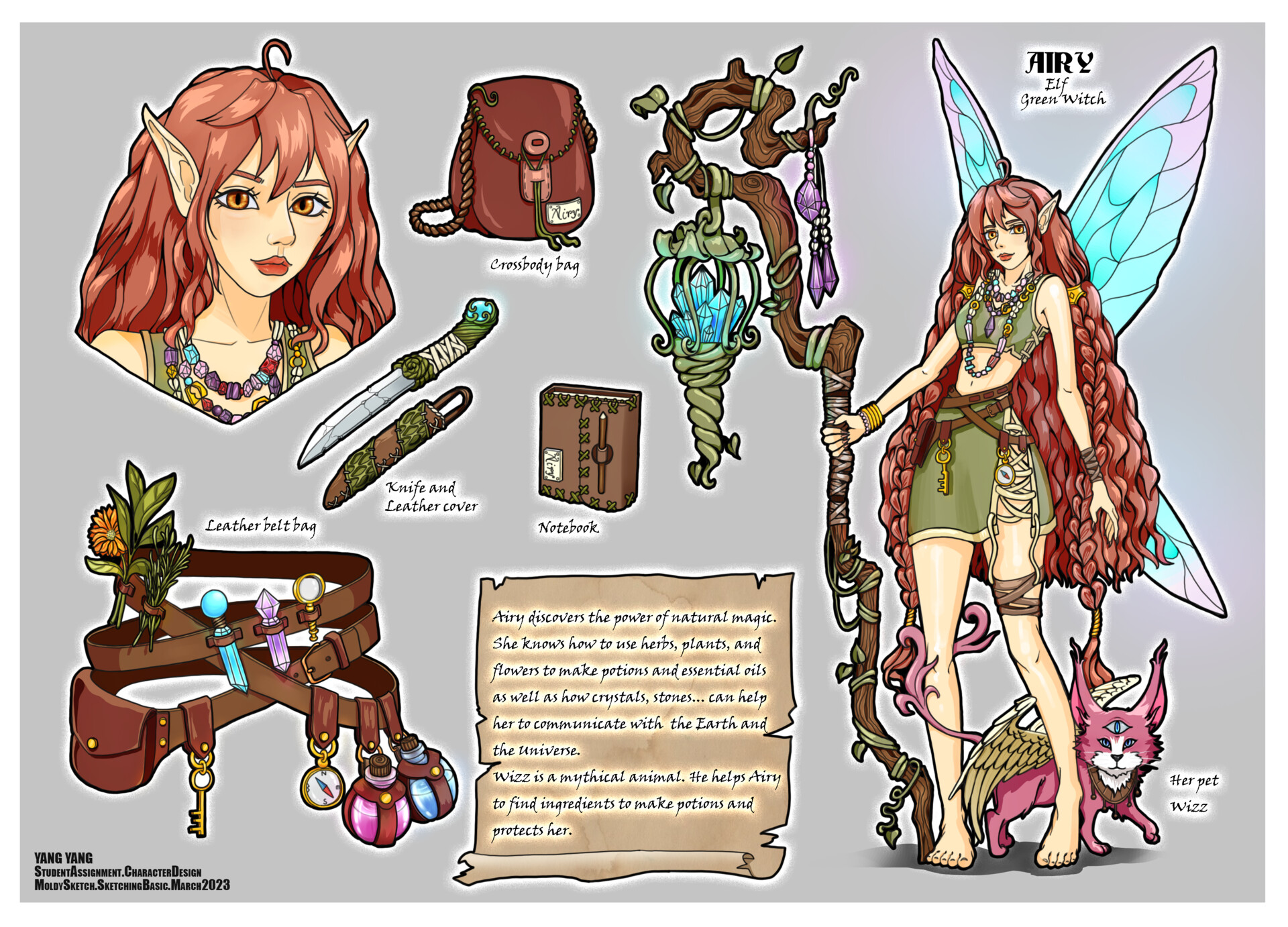 ArtStation - Concept Art - Airy And Wizz