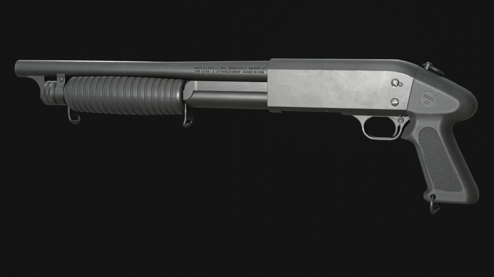 Hao Liu - Ithaca Model 37 Pump-Action Shotgun