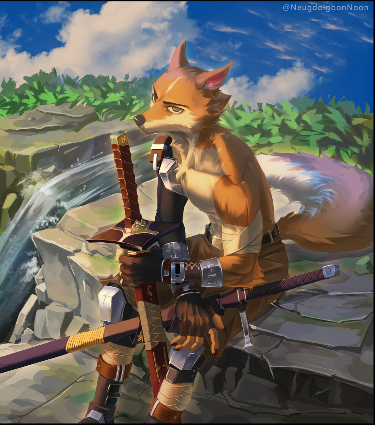 ArtStation - two sword