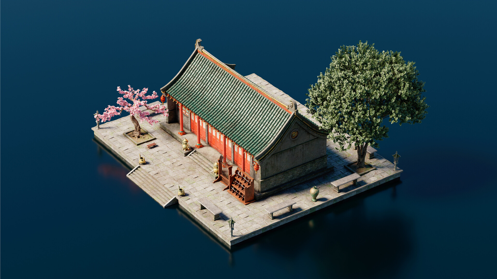 ArtStation - Shaolin Temple