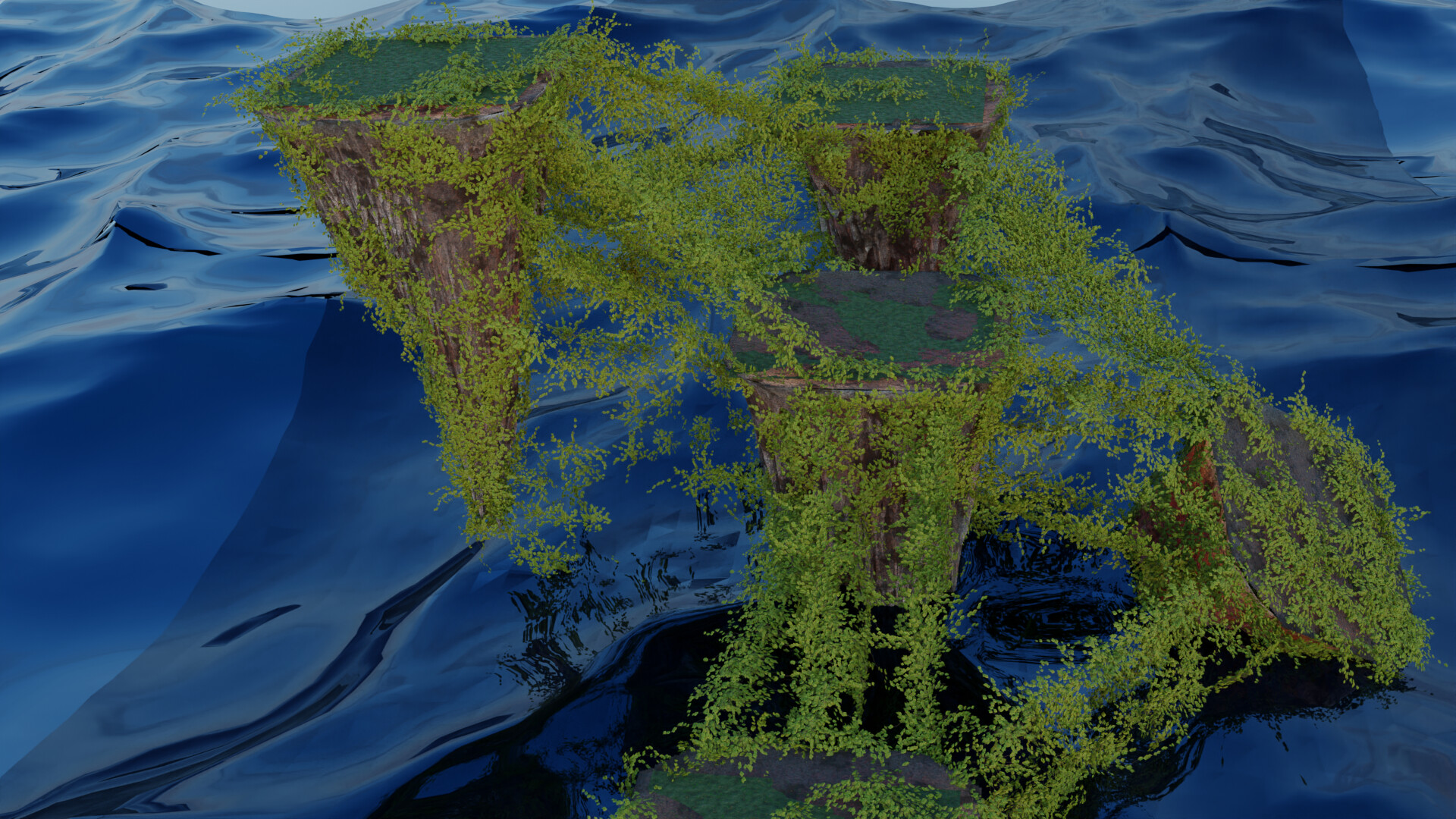 ArtStation - Floating Island Environment