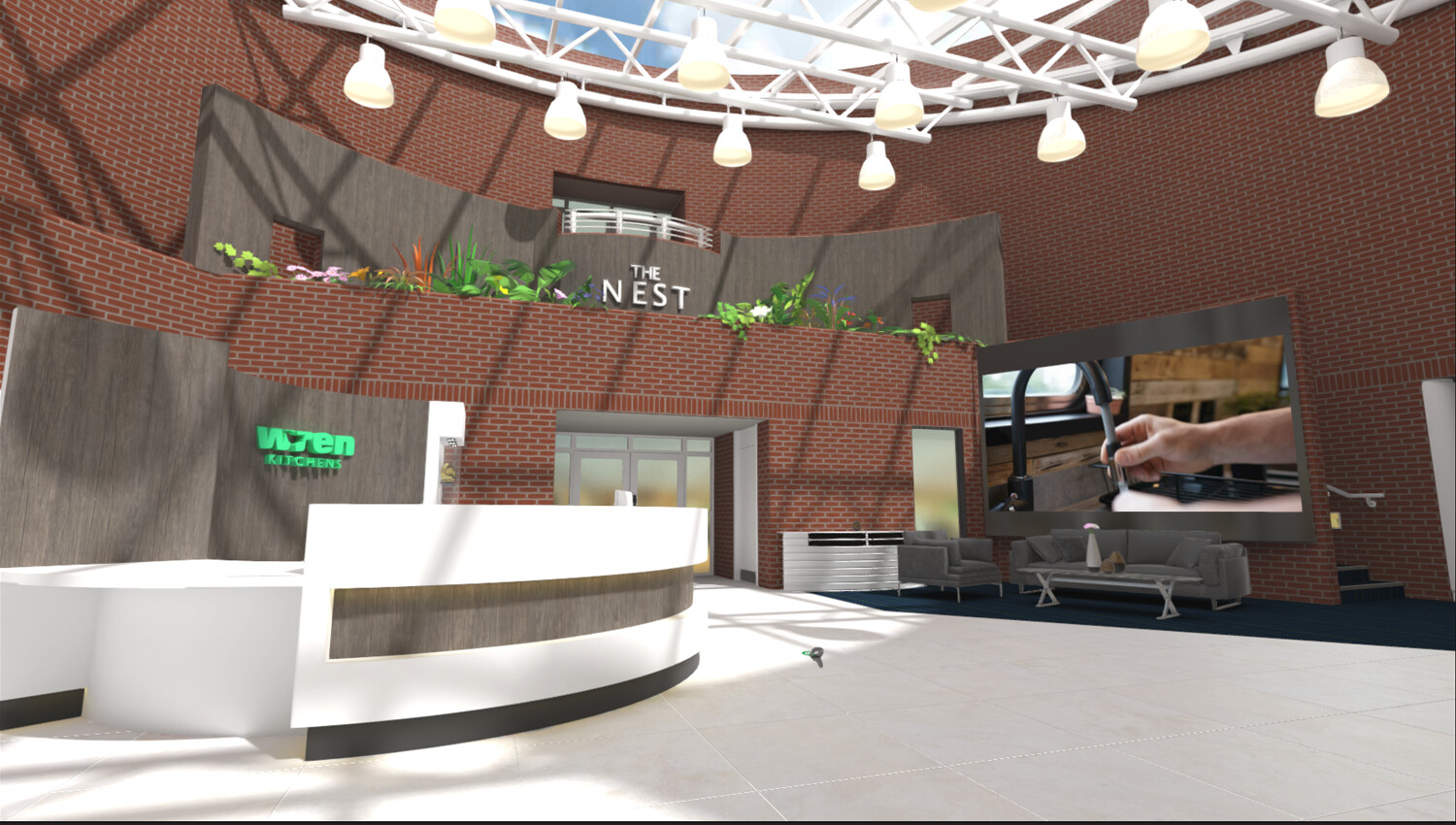 ArtStation - Wren Kitchens Lobby VR
