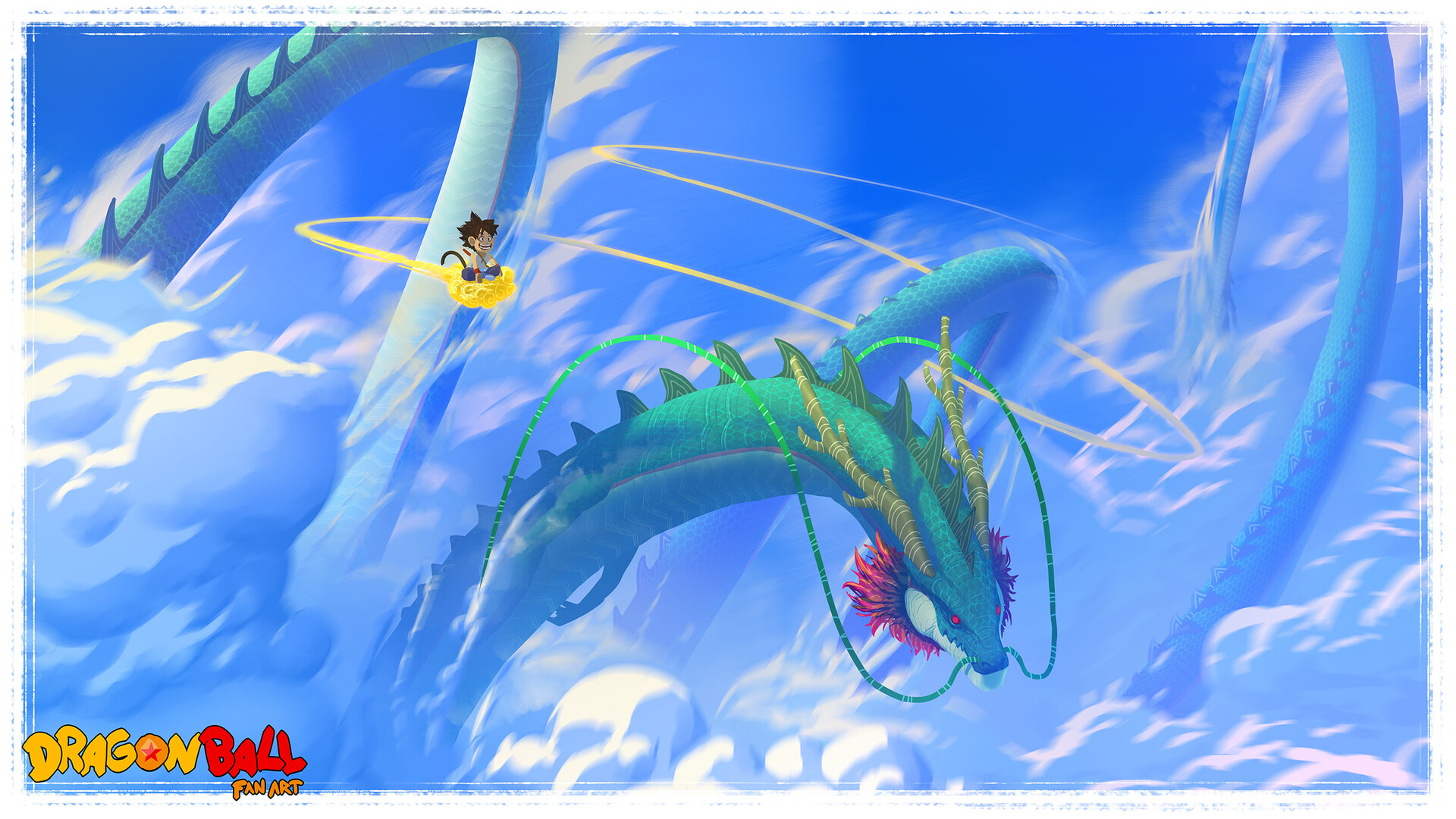 ArtStation - Fan art Dragonball : Son and Shenron