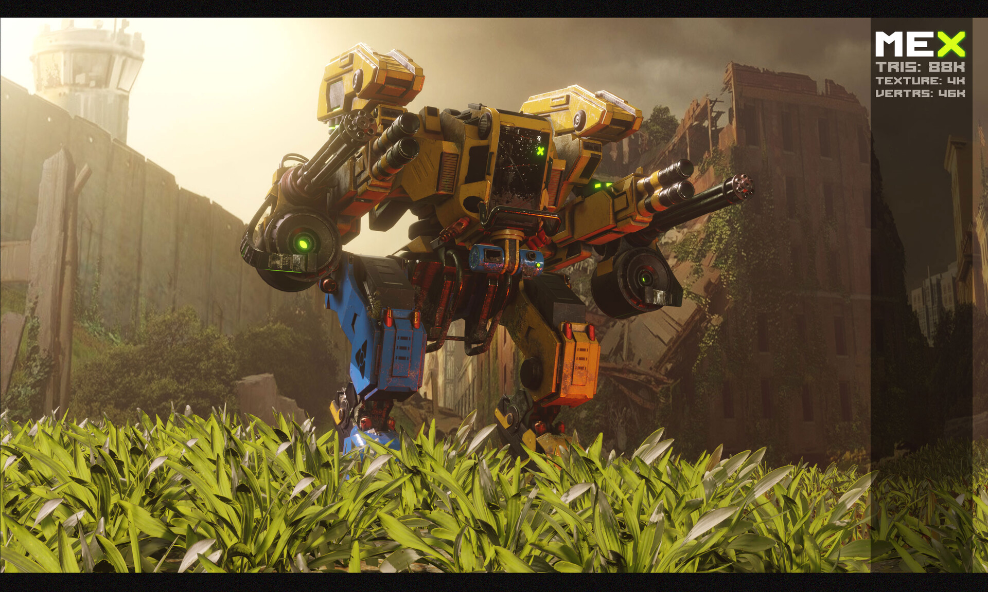 ArtStation - Mech по имени Mex