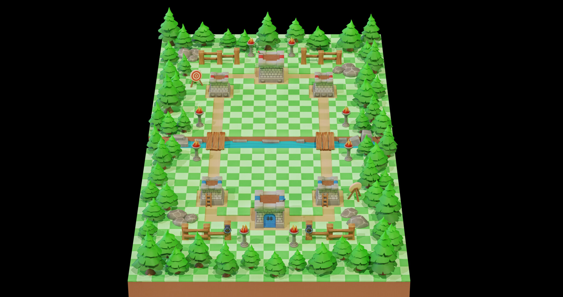 ArtStation - Clash Royale Concept 3d Environment Study