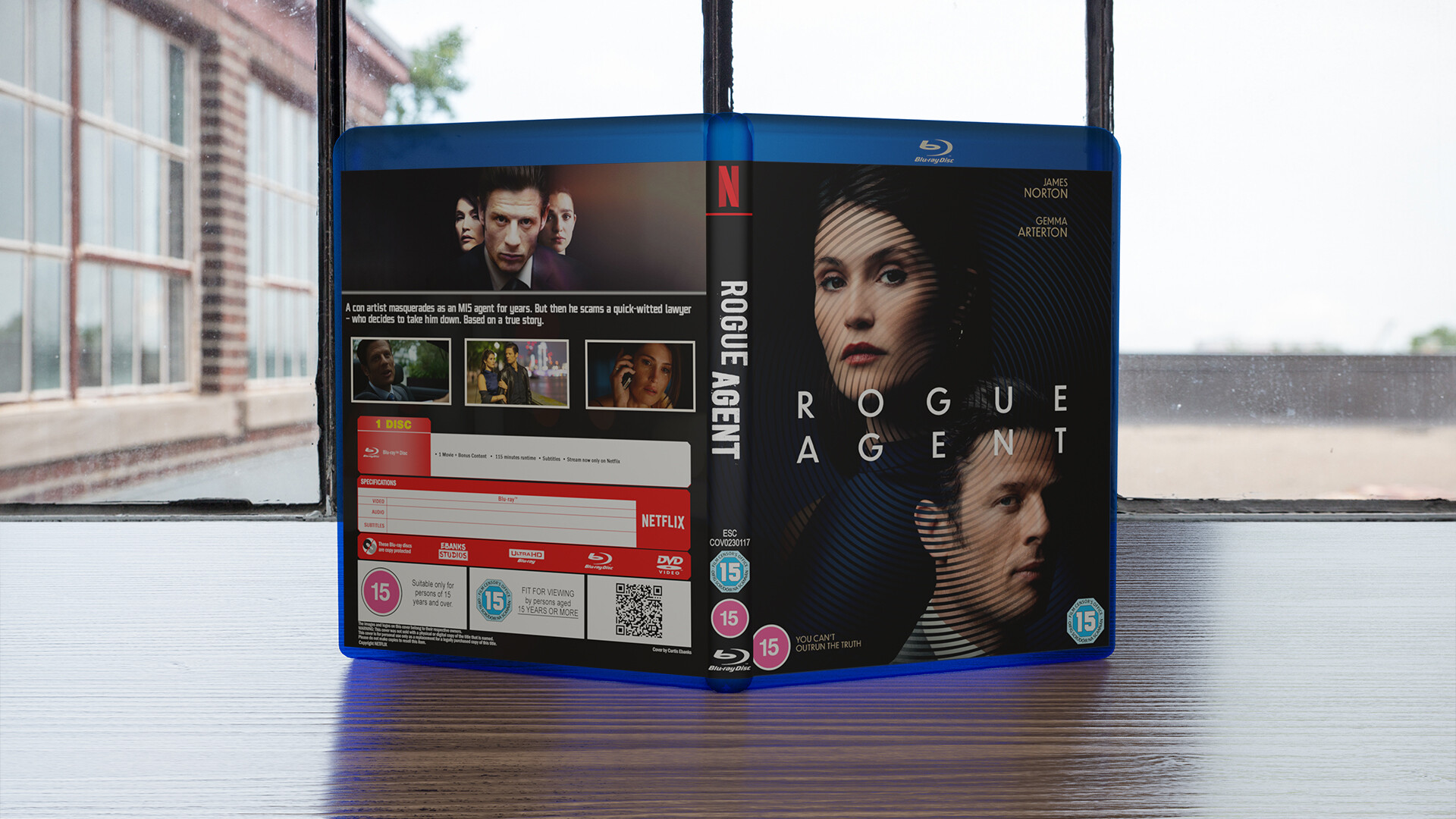 ArtStation - Rogue Agent (2022) Custom Blu-ray Cover
