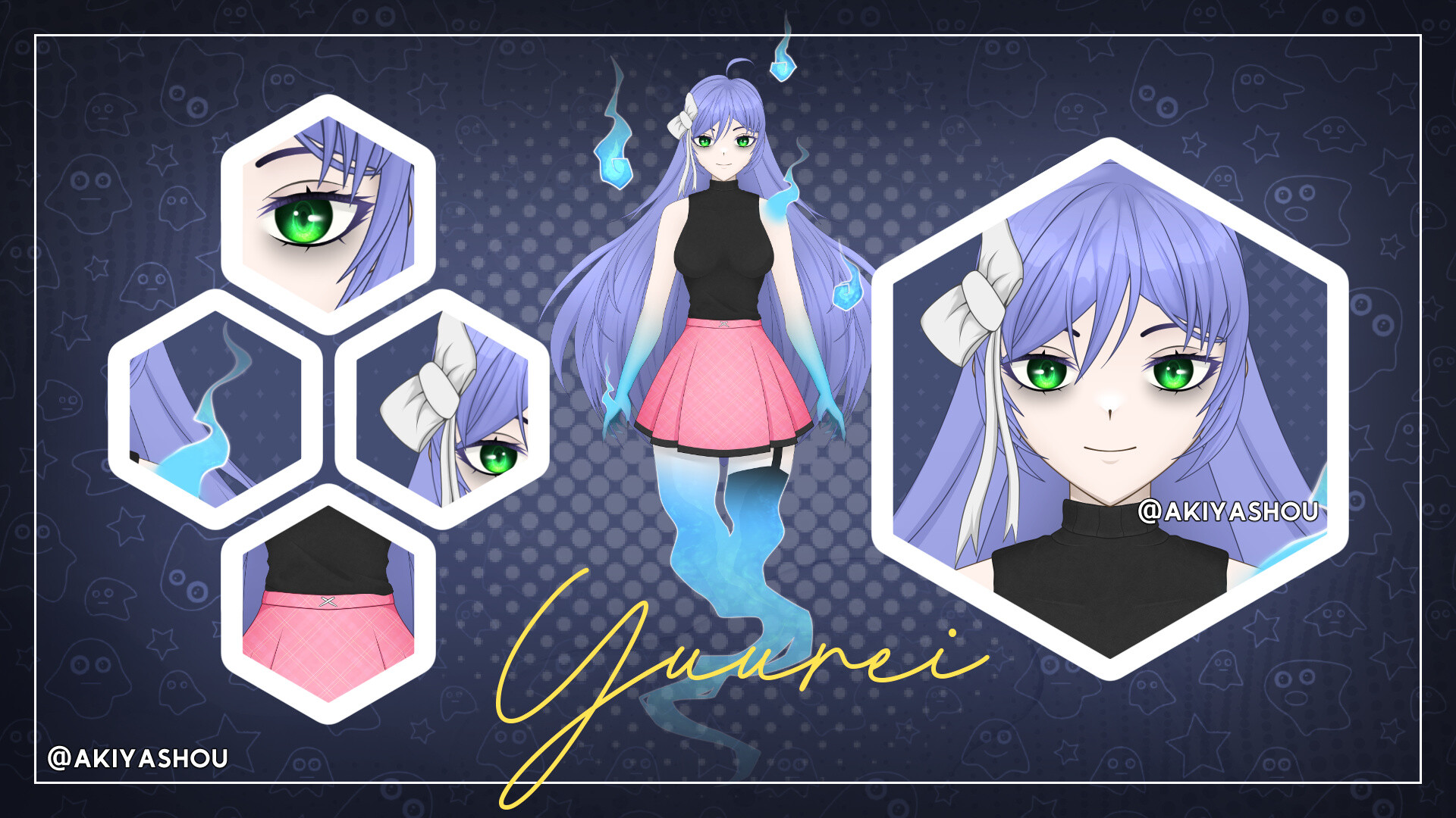 ArtStation - Ghostie VTuber Model Commission!