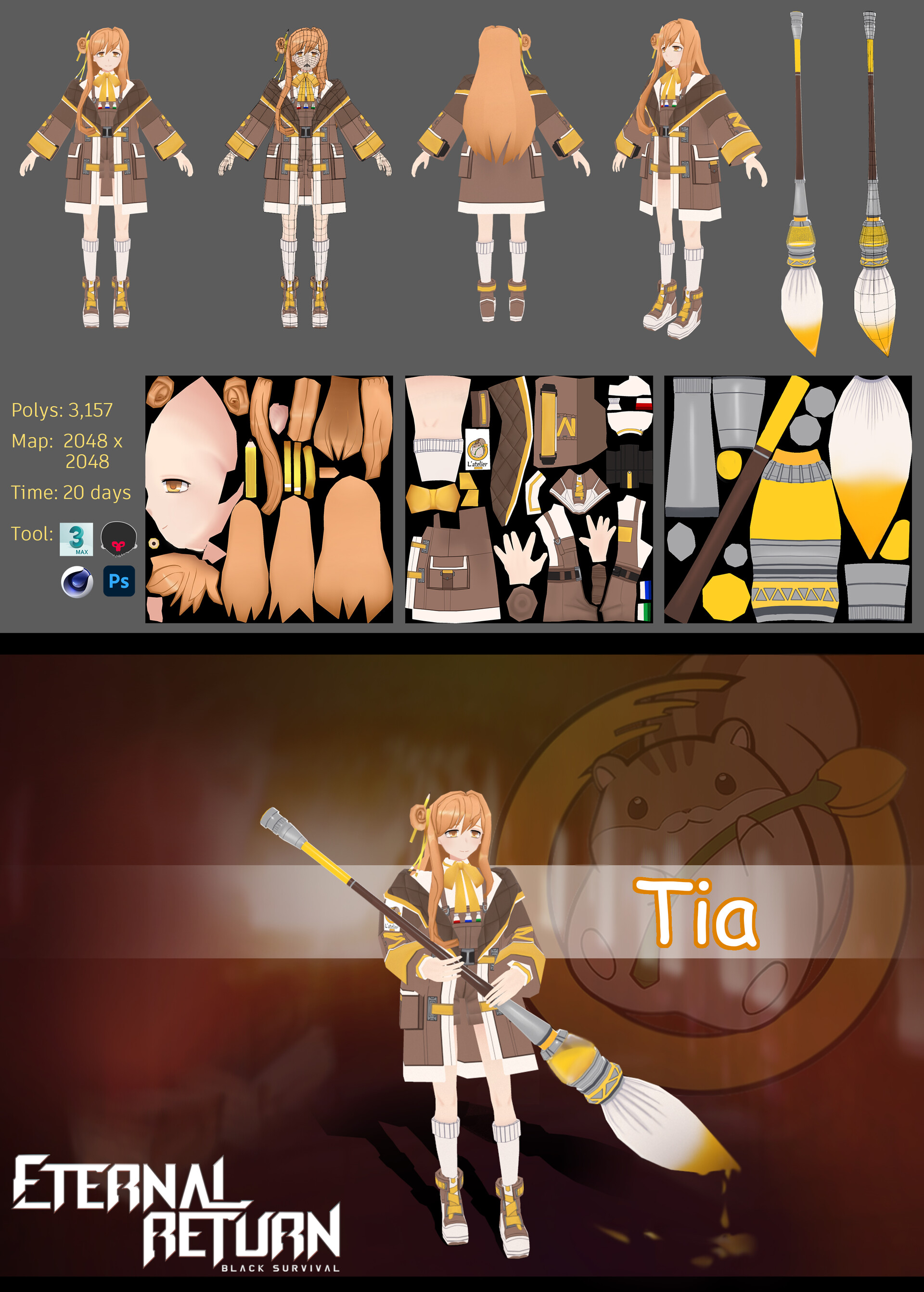 ArtStation - Eternal return - Tia