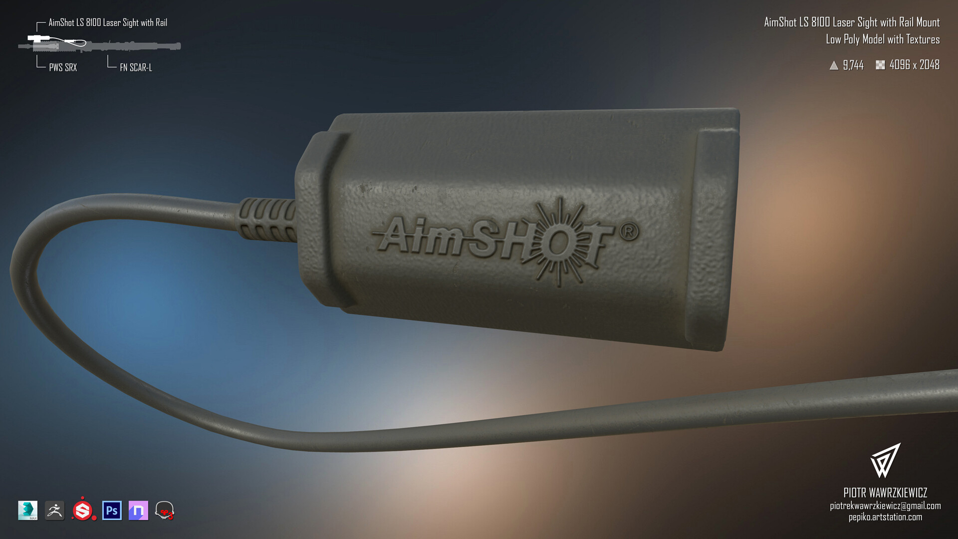 Piotr Wawrzkiewicz - AimShot LS 8100 Laser Sight with Rail Mount