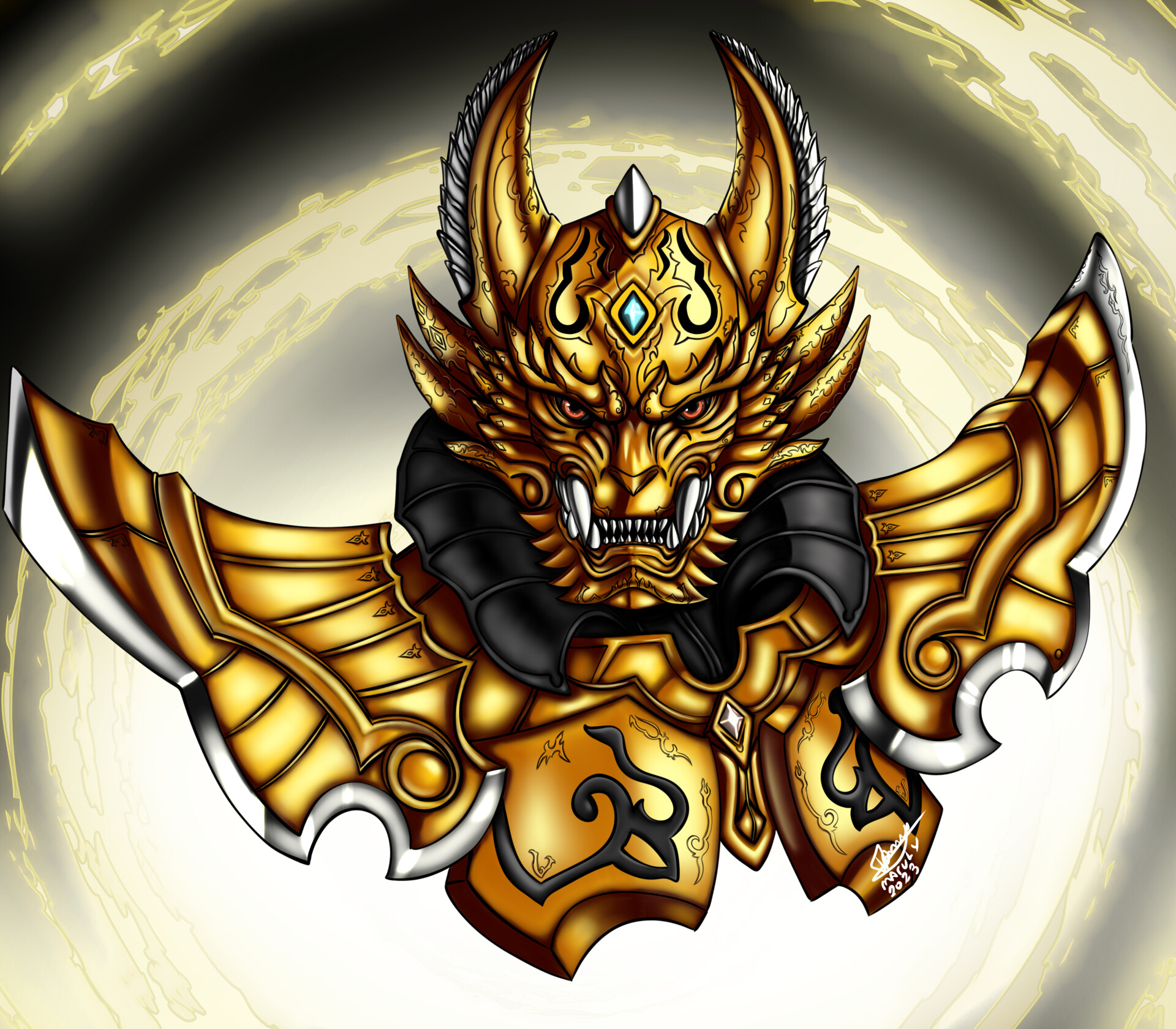 ArtStation - Garo Gold Storm