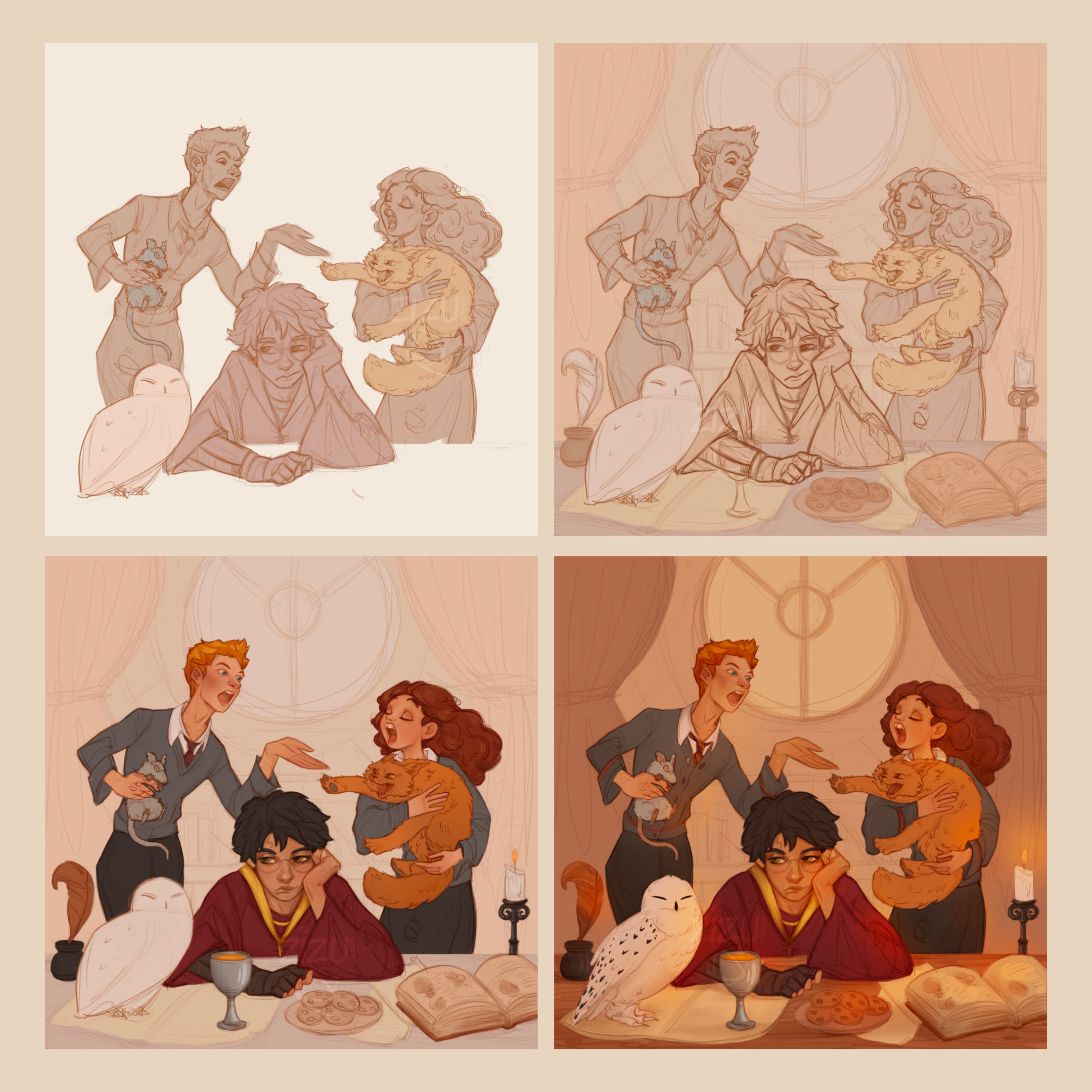 Zizu - Harry Potter fan art