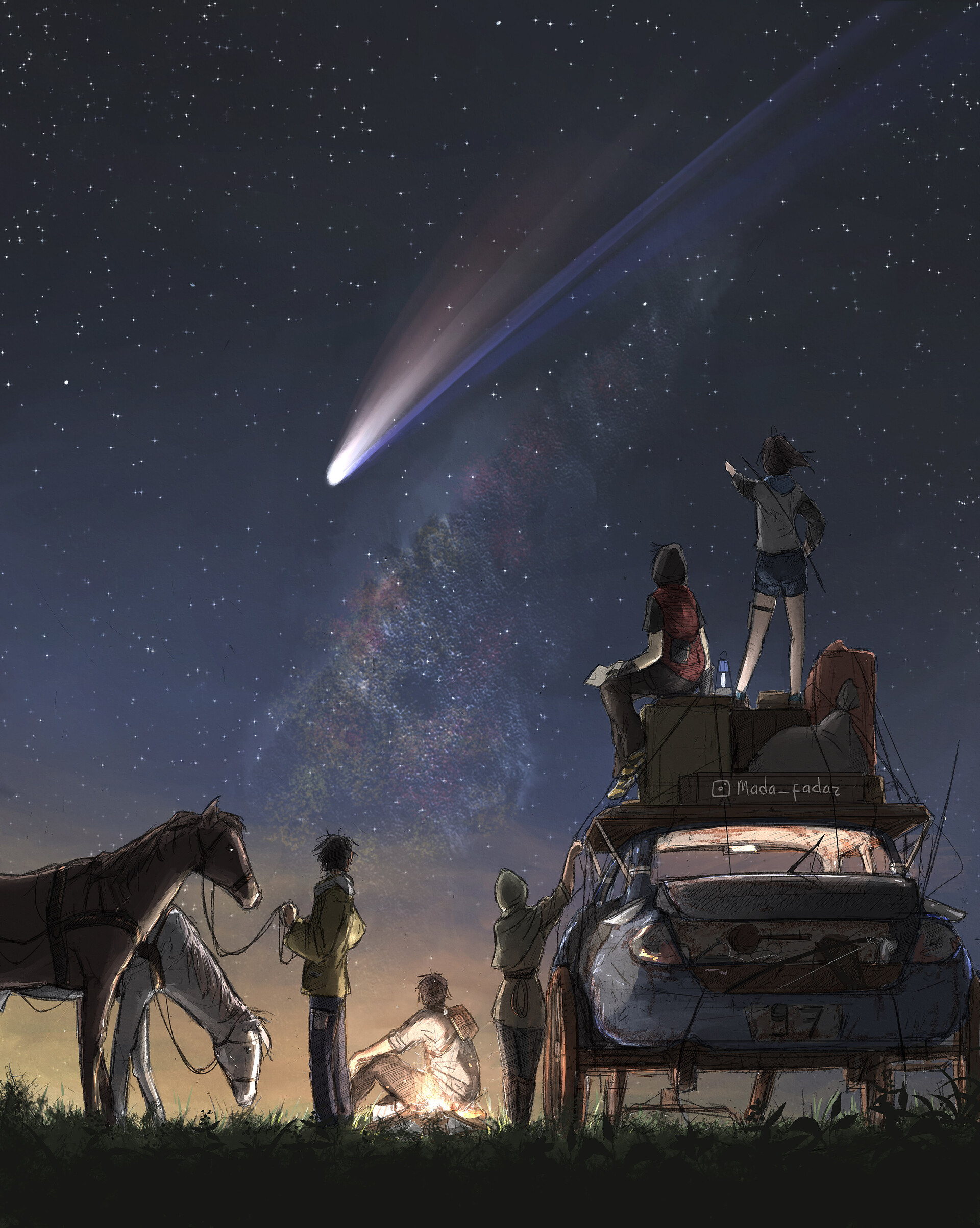 ArtStation - Halley Comet 2211