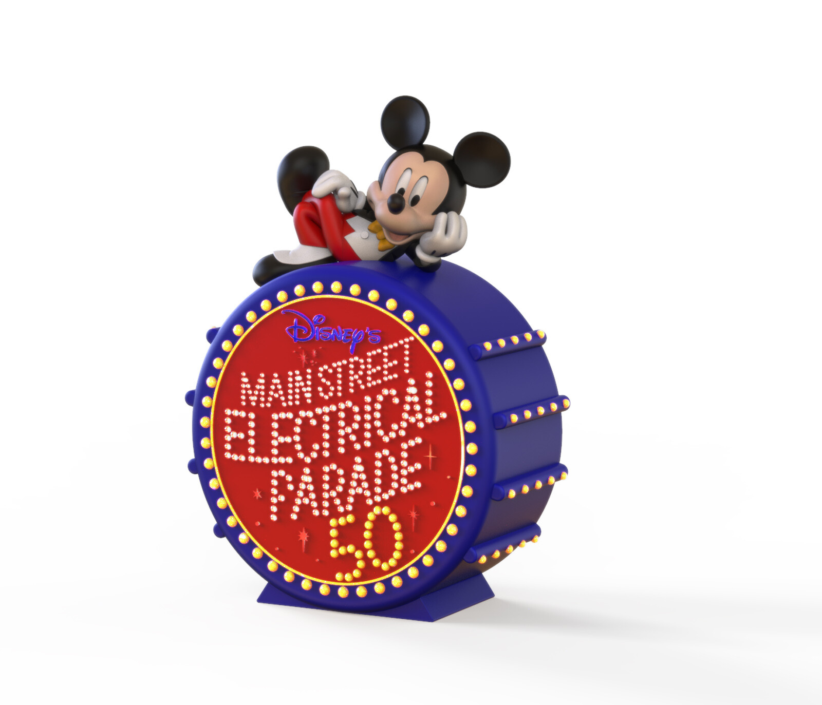ArtStation - Mickey Mouse Mainstreet Electric Parade Ornament