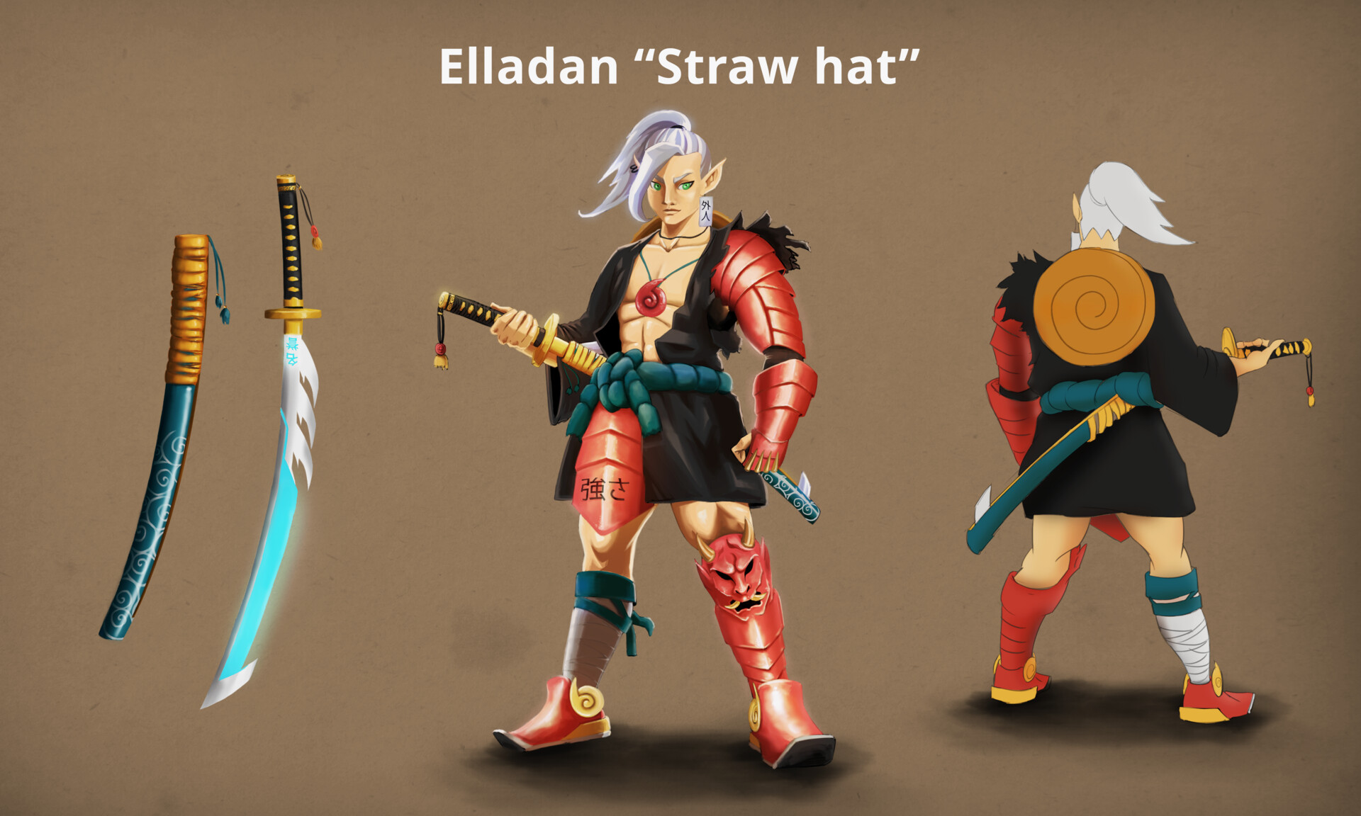 ArtStation - Elladan "Straw hat"
