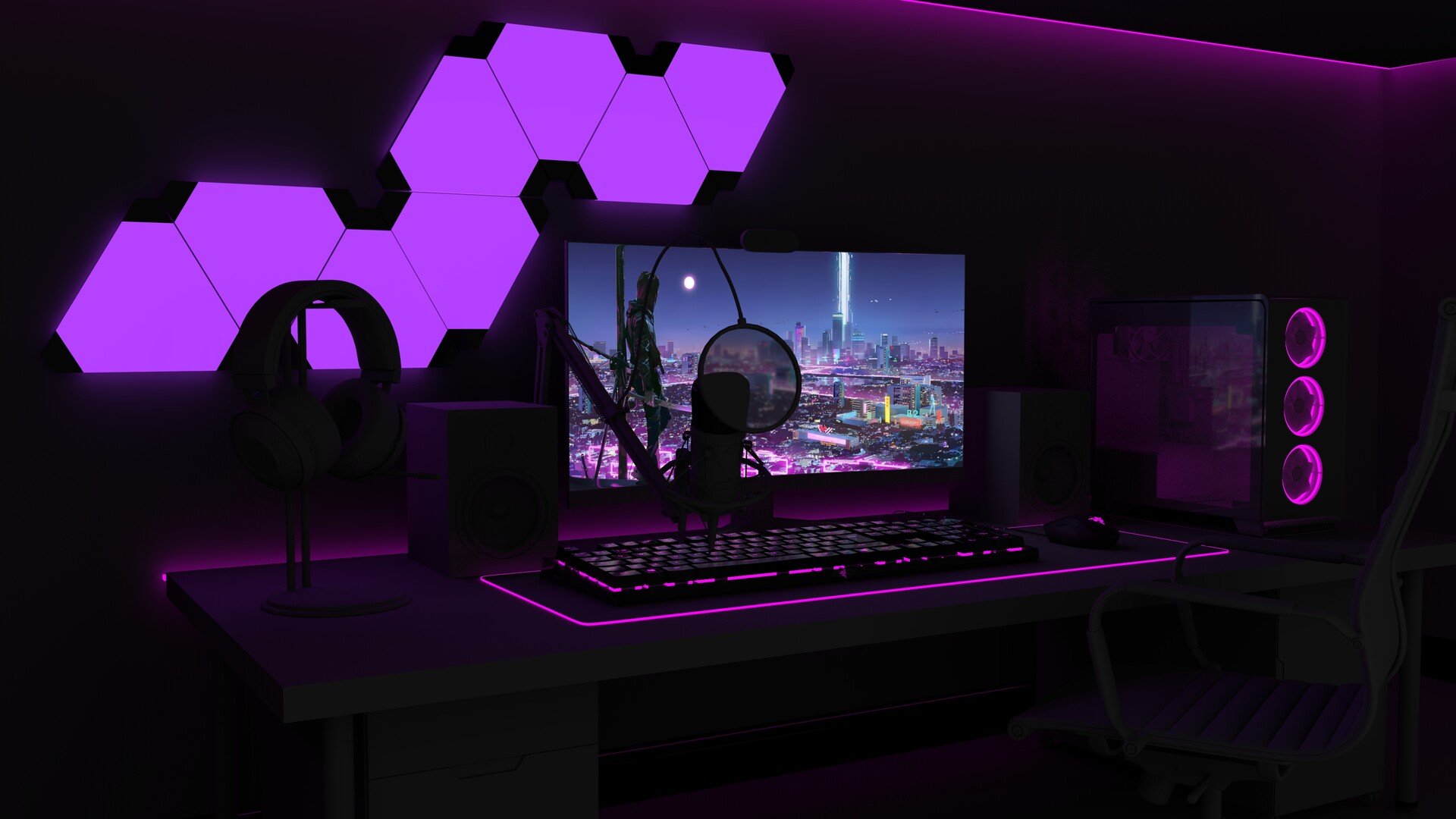 ArtStation - Gamming SetUp 3D model