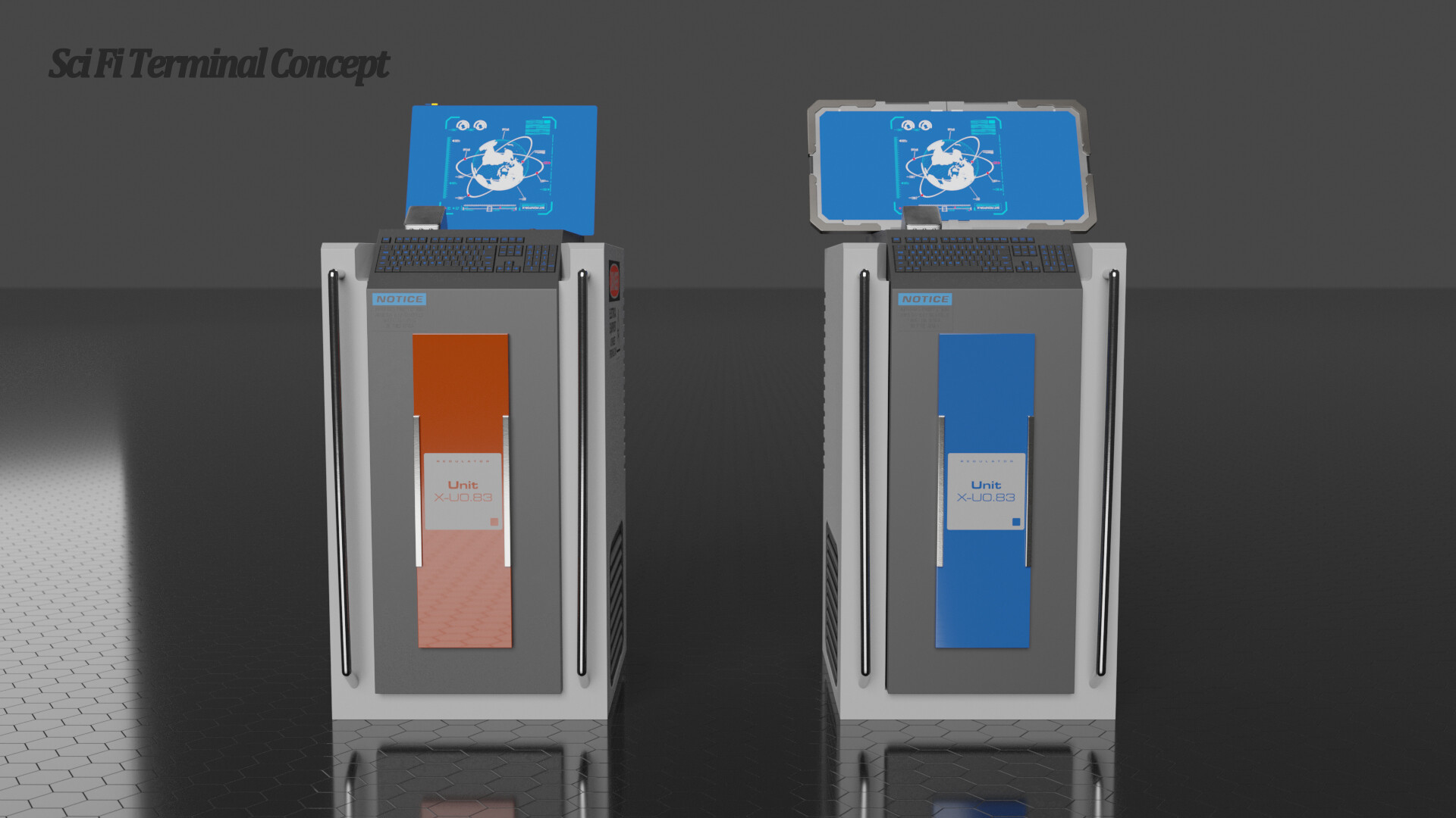 ArtStation - Sci Fi Terminal Concept Art