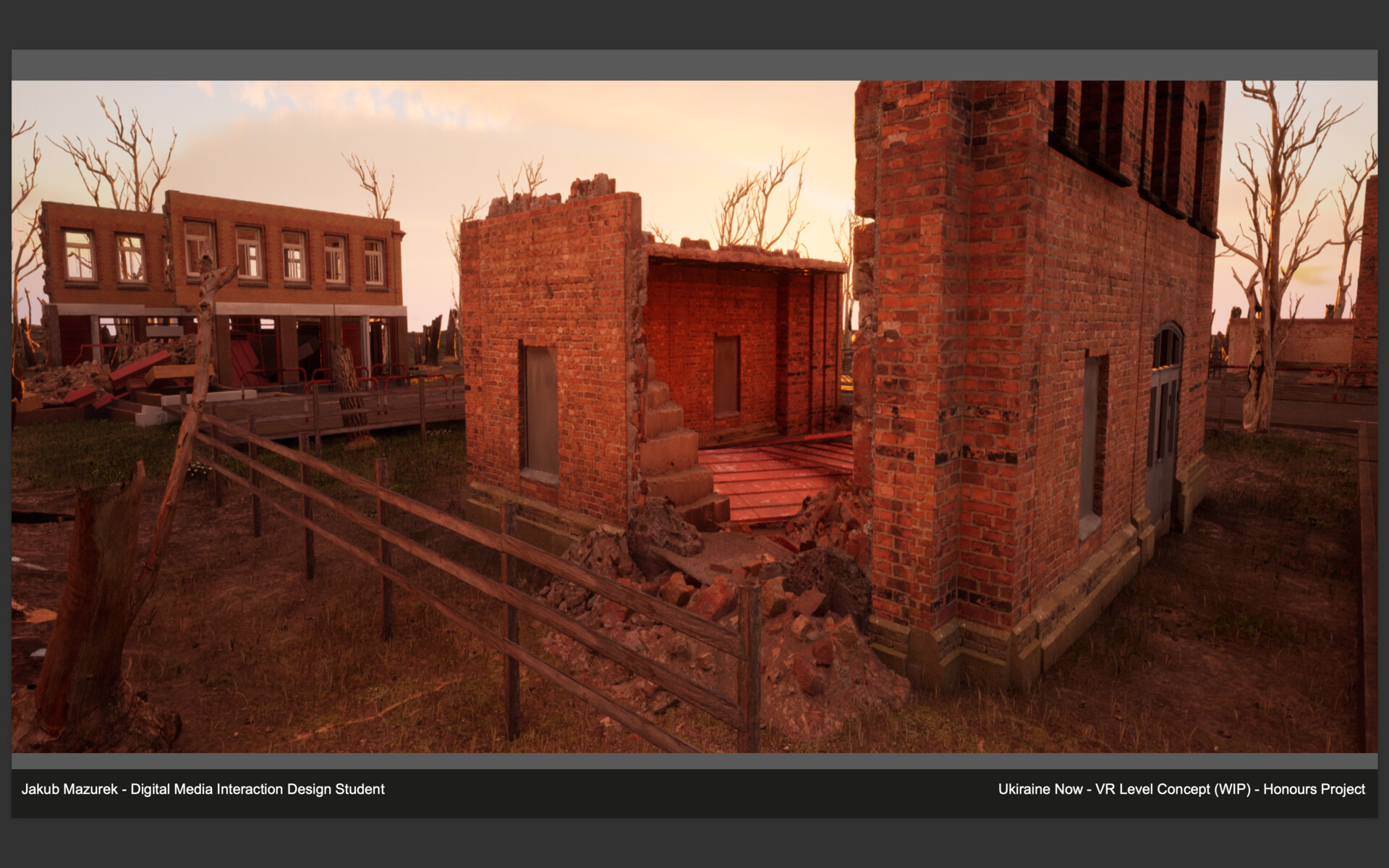 ArtStation - Megascans WIP - Level Design - Yablonska Street, Ukraine