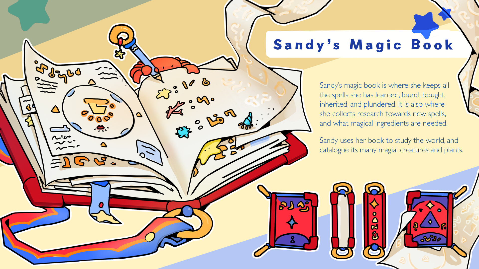 KC Carl - Sandy The Sand Witch: Character Concepts